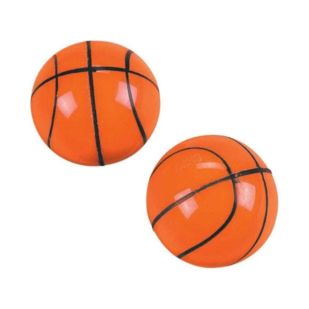 Fun Express Basketball Bouncing Balls - 12 Piece Sports Party Favors ...