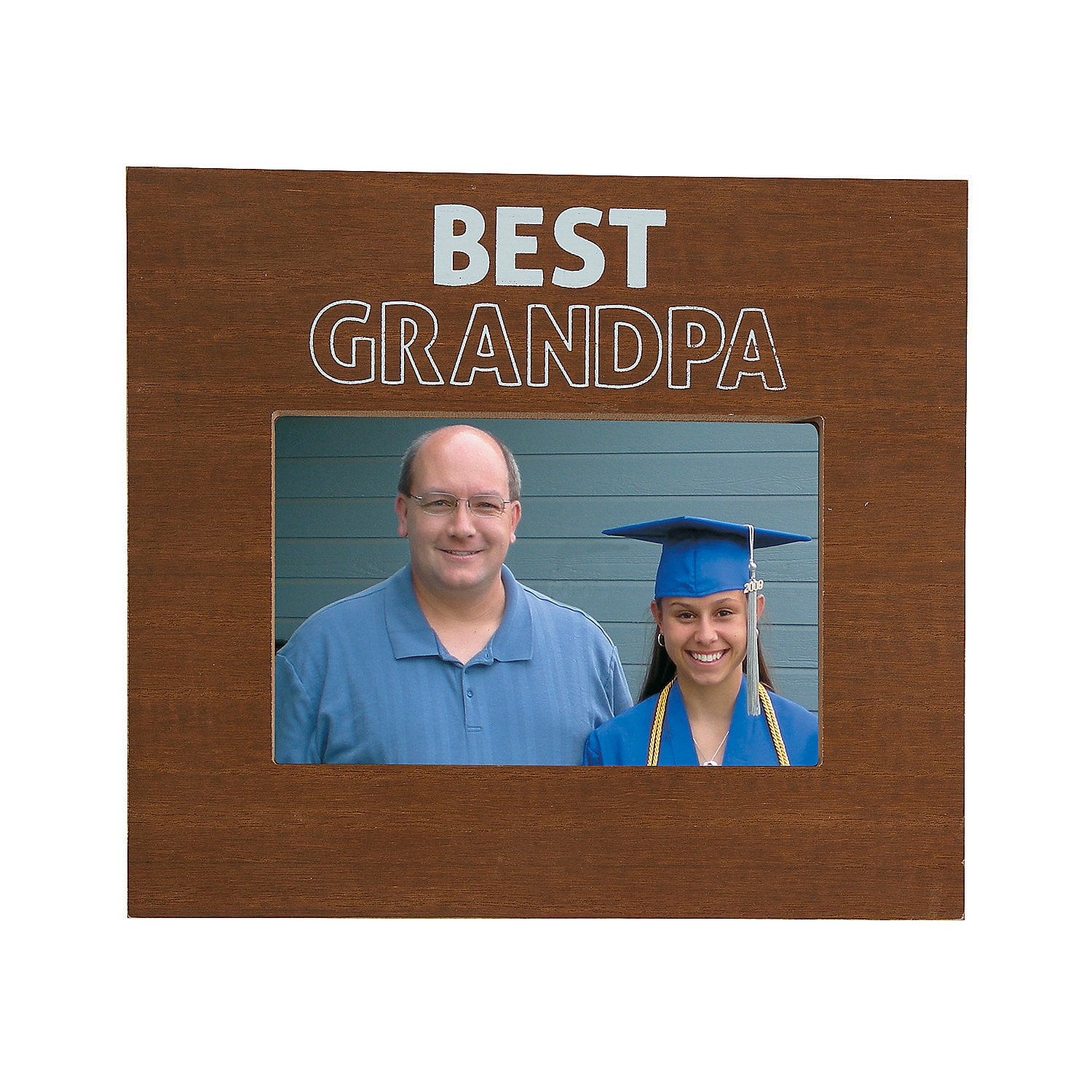 Fun Express Best Grandpa Wood Picture Frame - Walmart.com