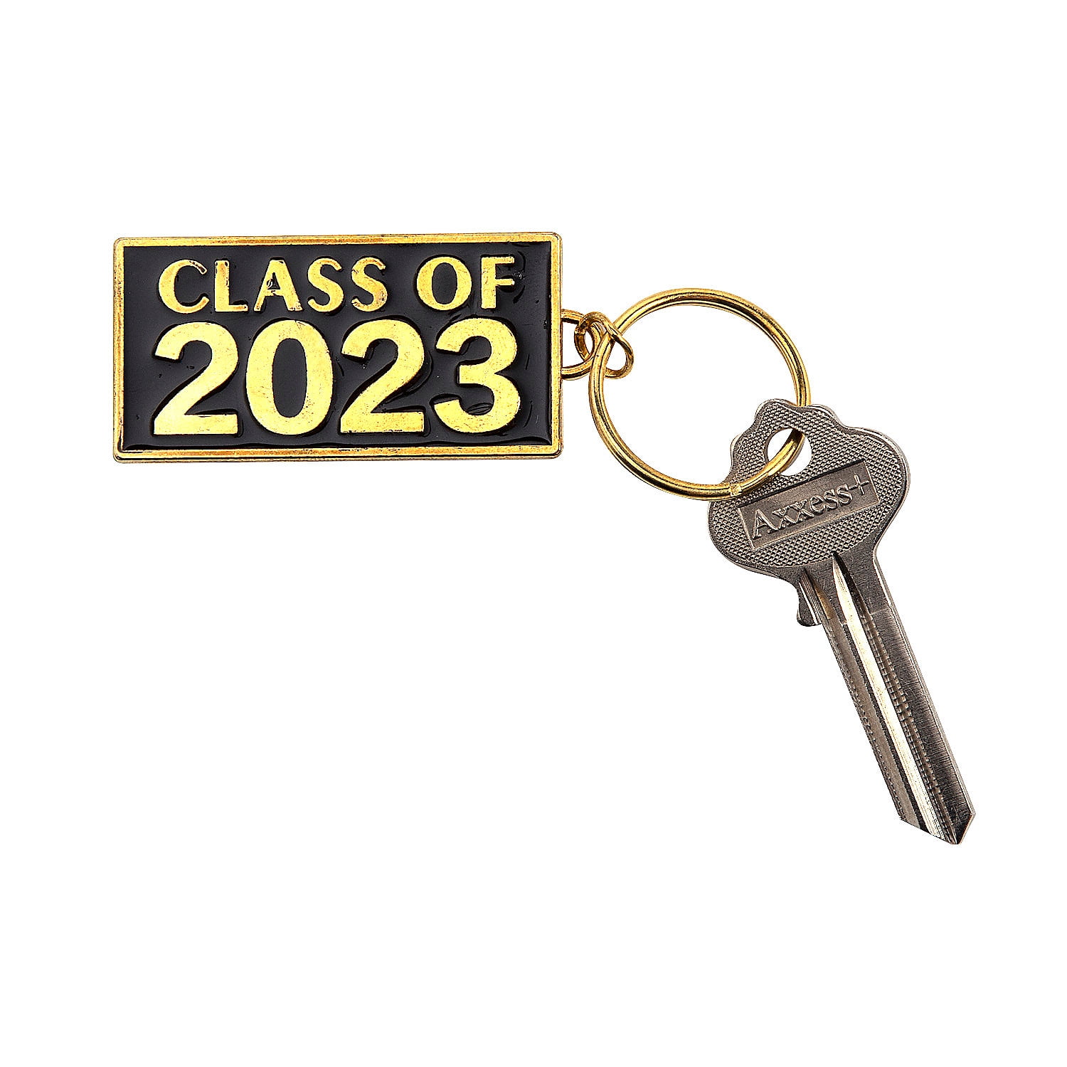 Fun Express Black & Gold Class of 2023 Keychains - 12 Pc - Walmart.com