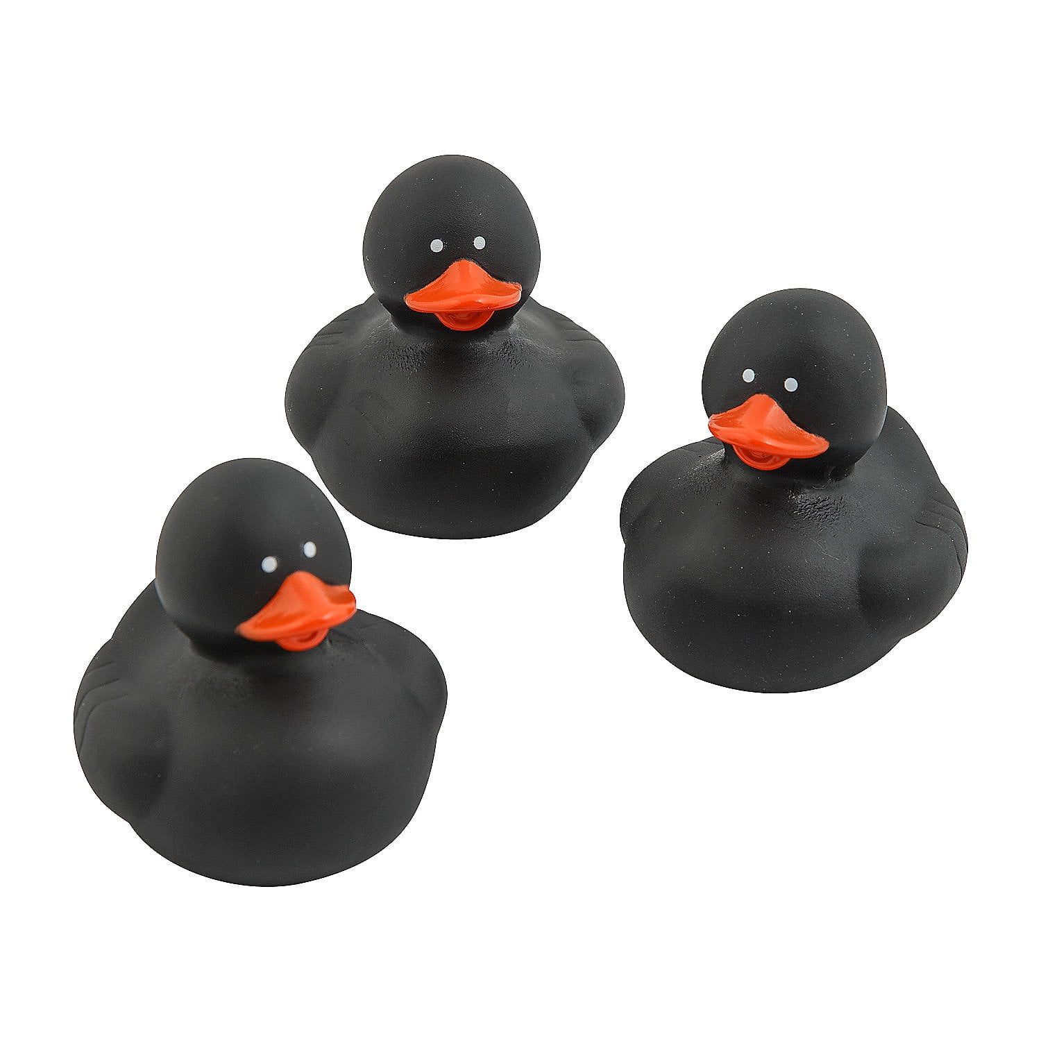 Fun Express Black Rubber Ducks - 12 Piece - Walmart.com