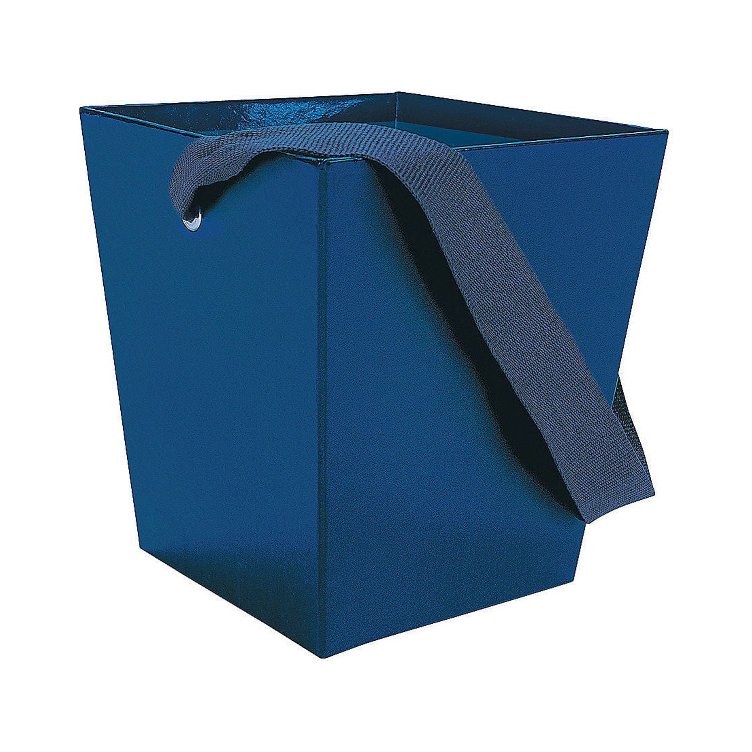 Fun Express - Blue Cardboard Bucket W/ribbon Handle for Wedding - Party ...
