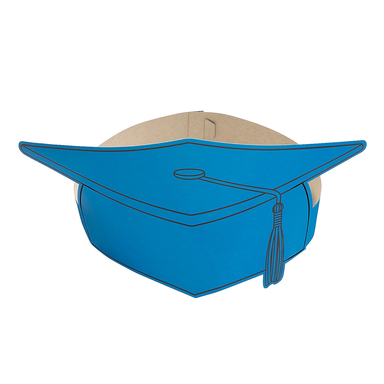 Fun Express Blue Graduation Cap Crowns - 12 Pc. - Walmart.com