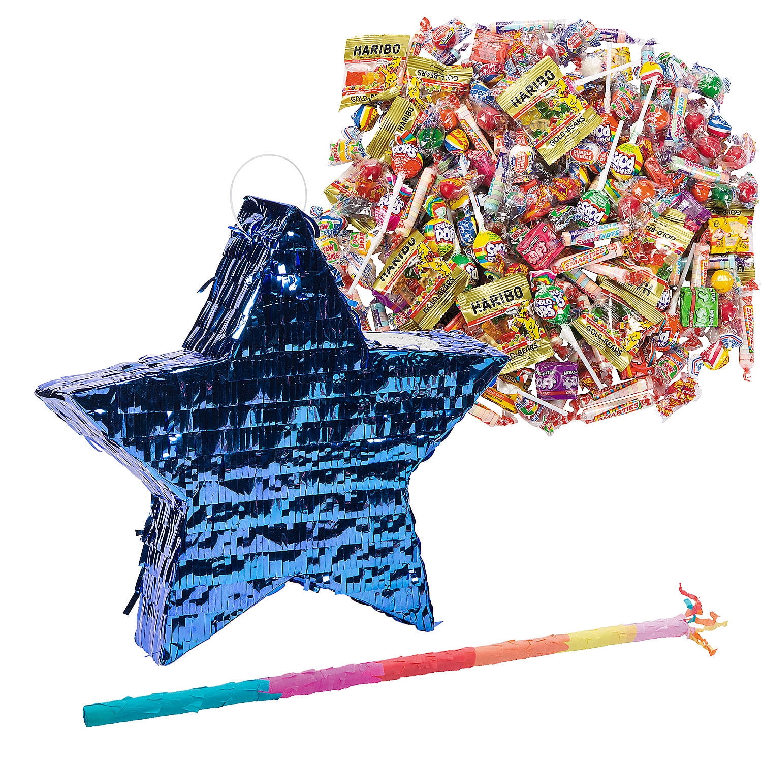 Fun Express Blue Star Piñata Kit 208 Pieces - Walmart.com
