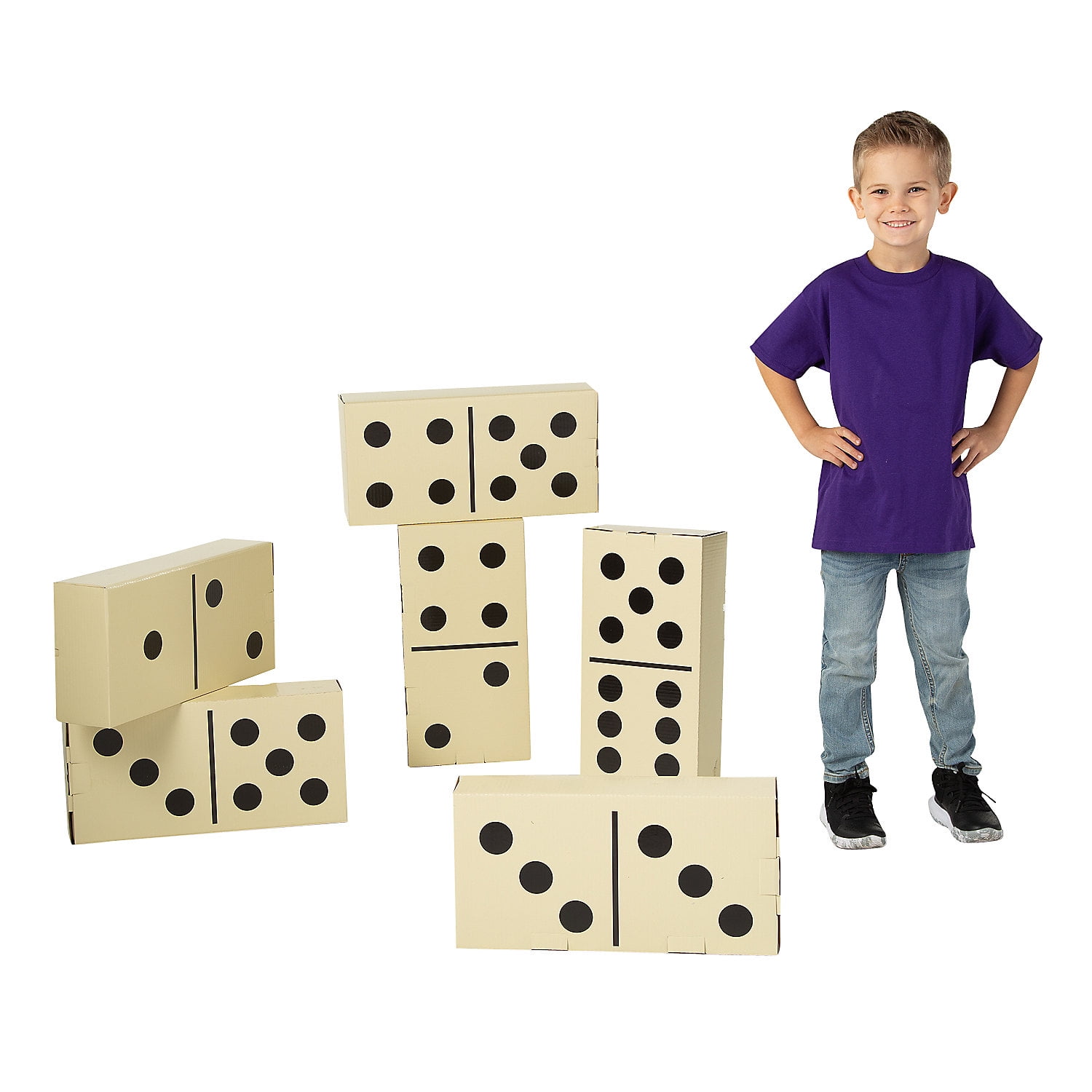 Fun Express Board Game VBS 3D Domino Cardboard Cutout Stand-Ups - 6 Pc ...