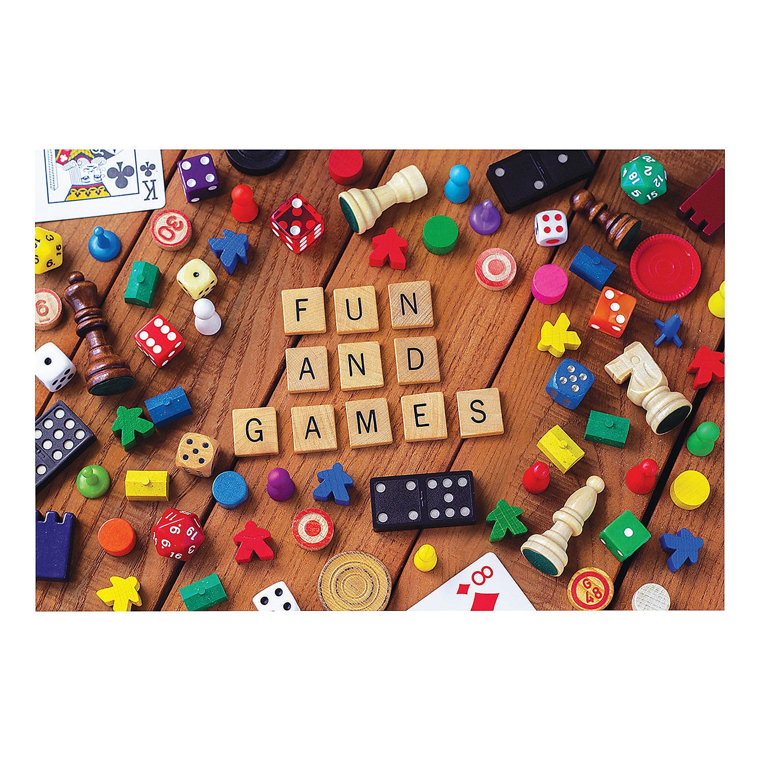 Fun Express Board Game VBS Game Pieces Photo Backdrop Banner - 3 Pc ...