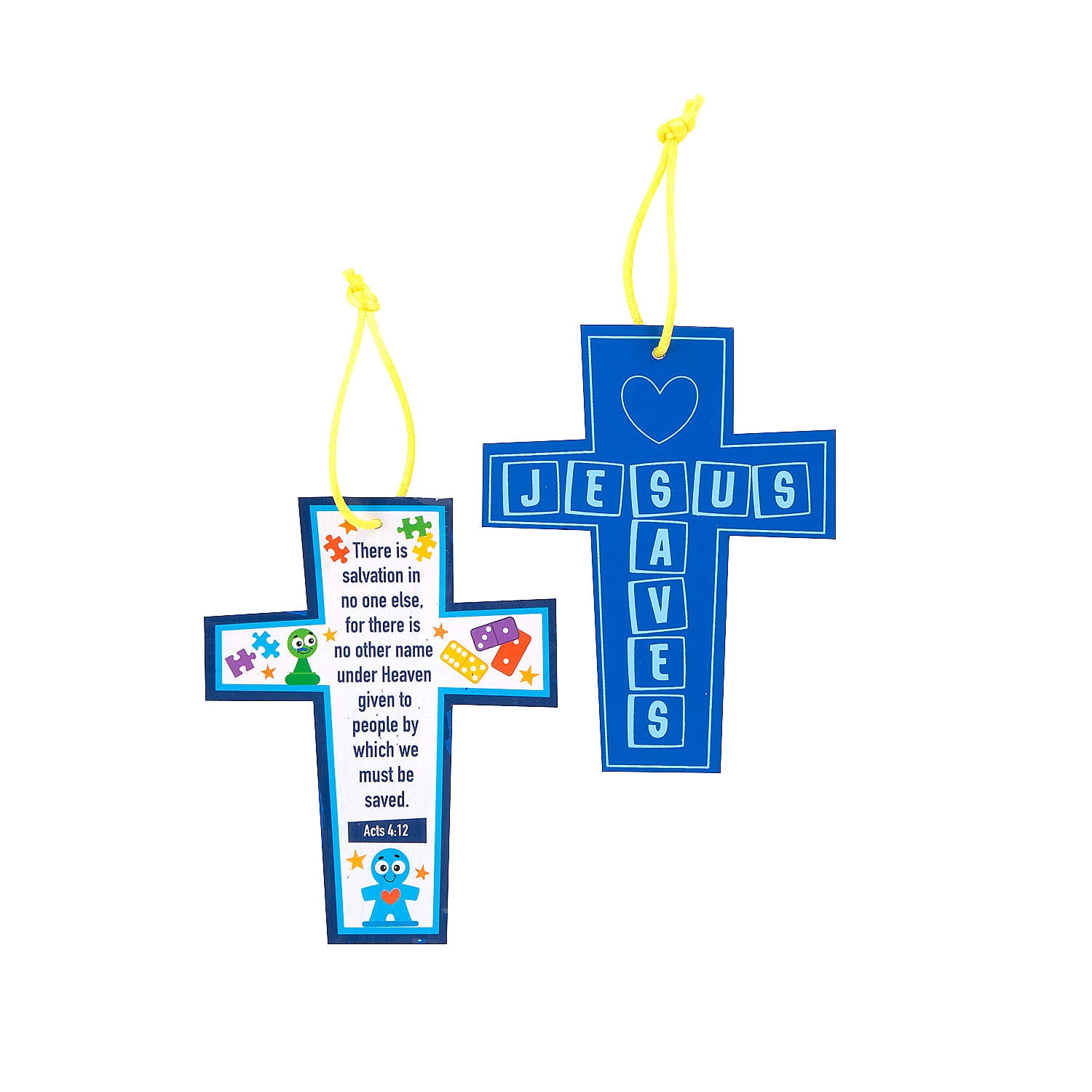 Fun Express Board Game VBS Jesus Saves Scratch ’N Reveal Ornaments - 24 ...