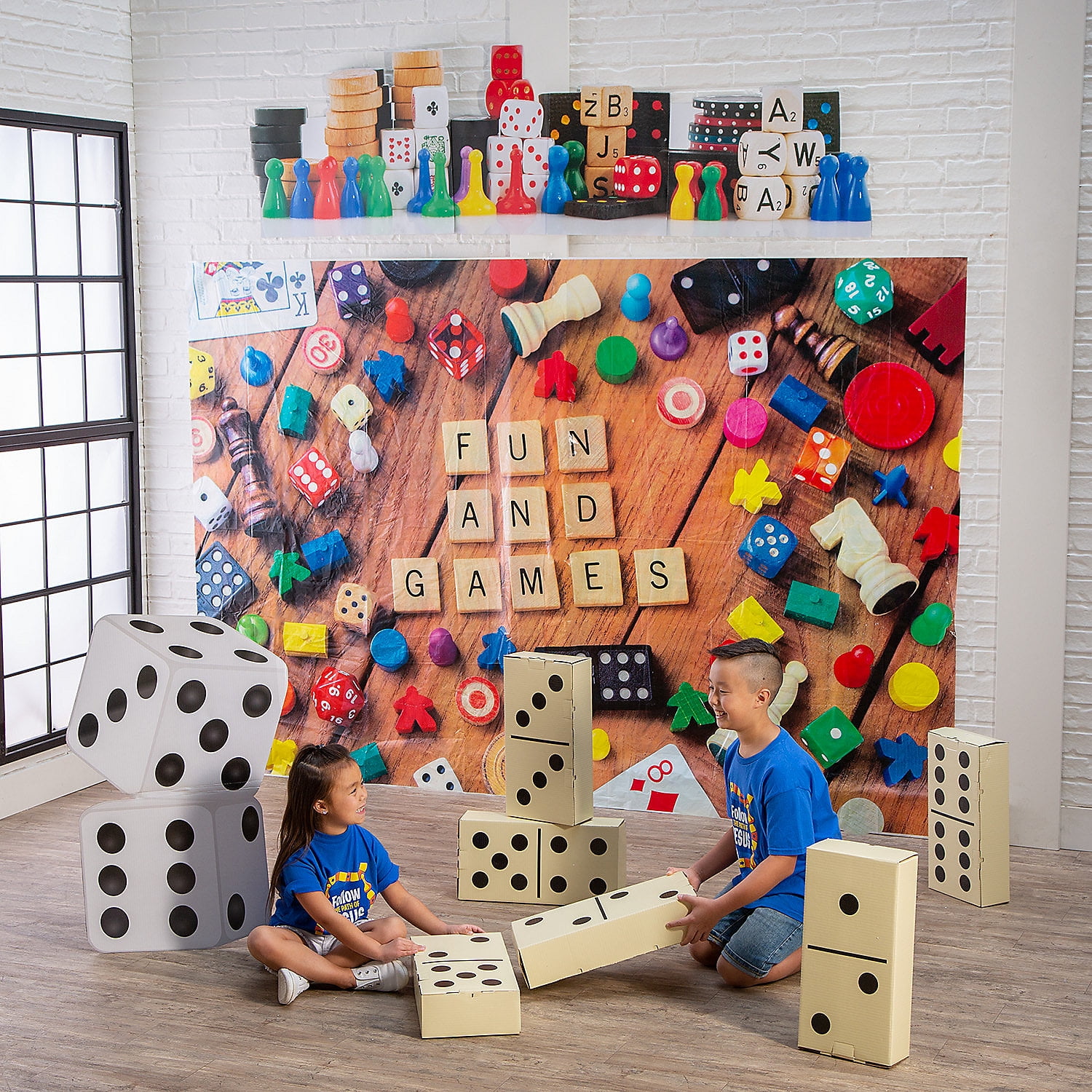 Fun Express Board Games VBS Game Pieces Decorating Kit 6 Pieces ...