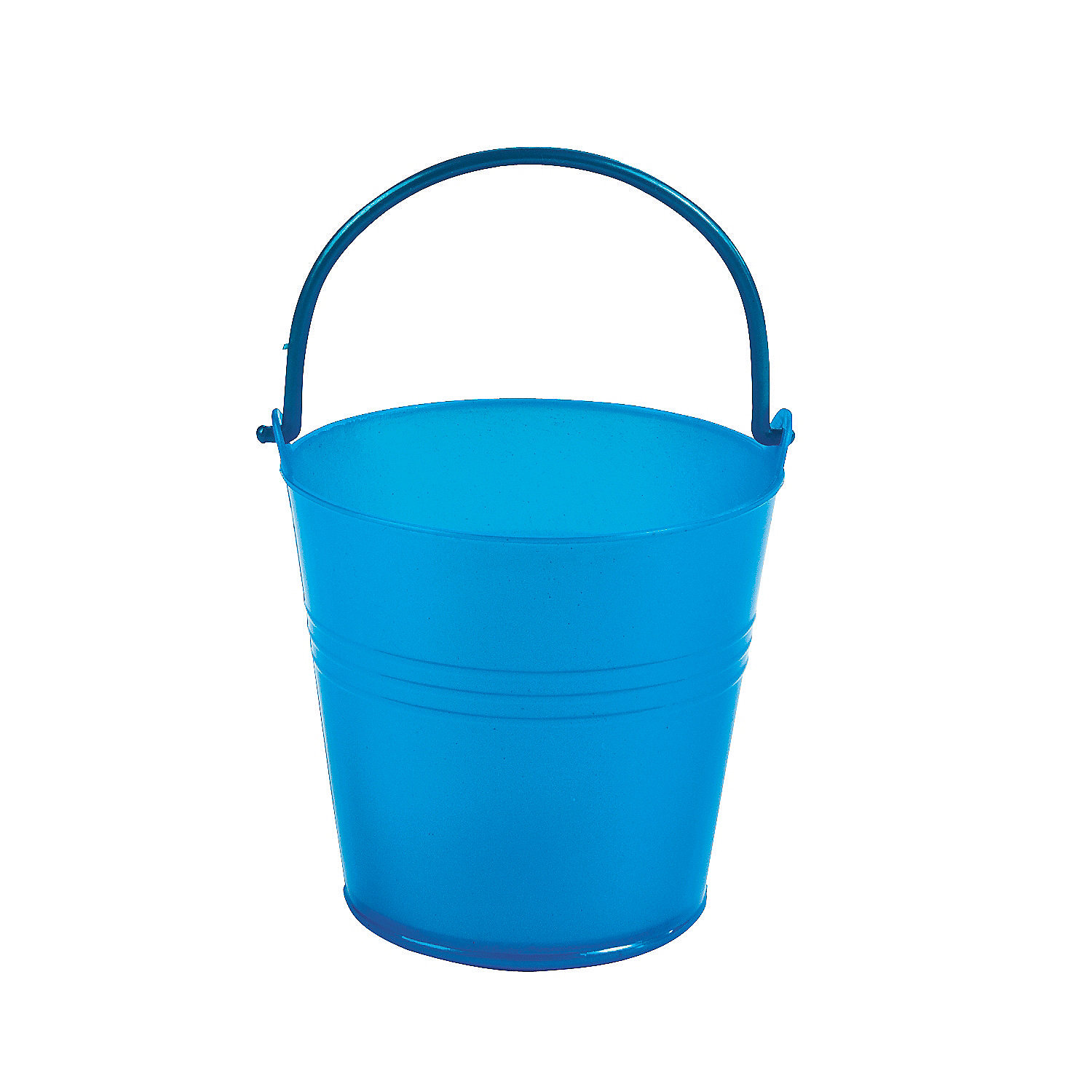 Fun Express - Bright Blue Plastic Pails - Party Supplies - Containers ...
