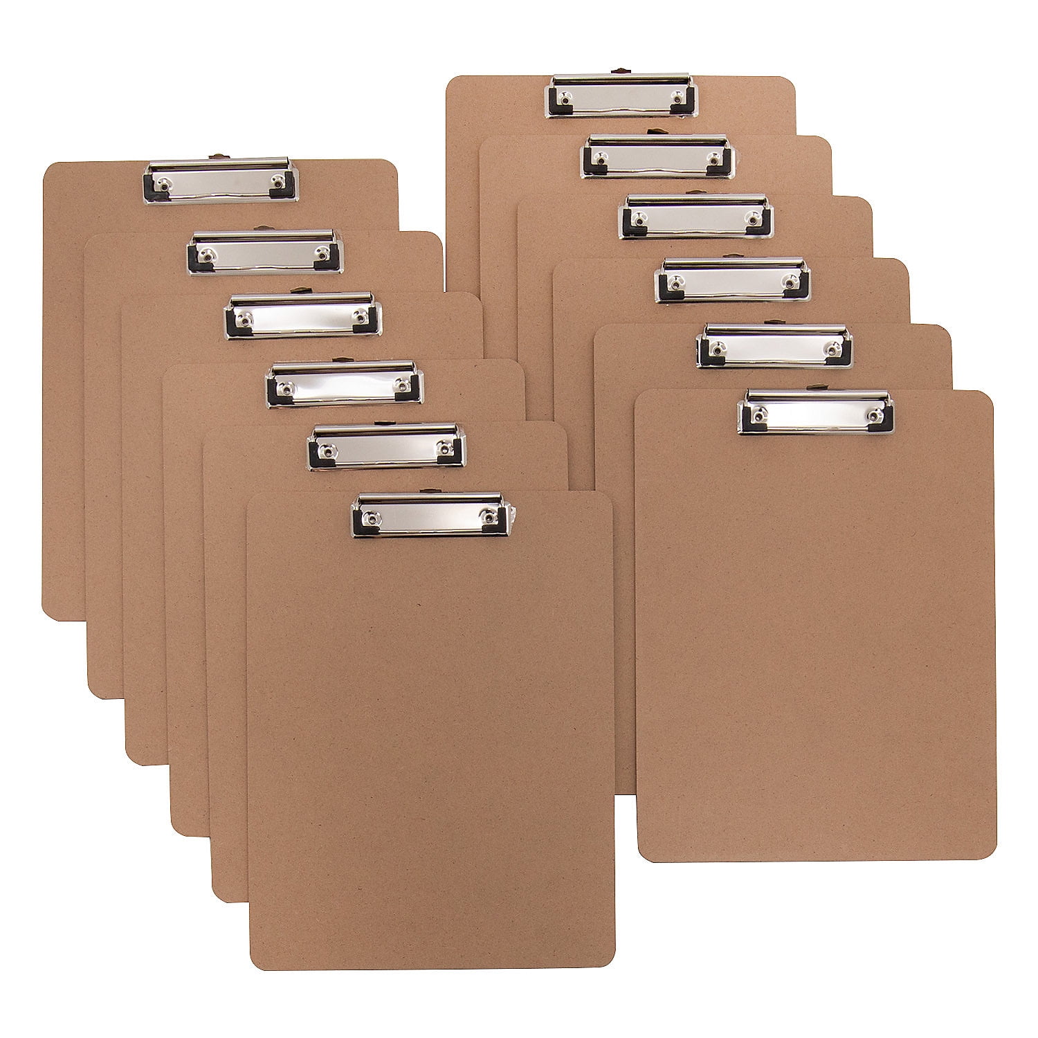 Fun Express Brown Wood Letter Size Clipboard - 12 Pc. - Walmart.com