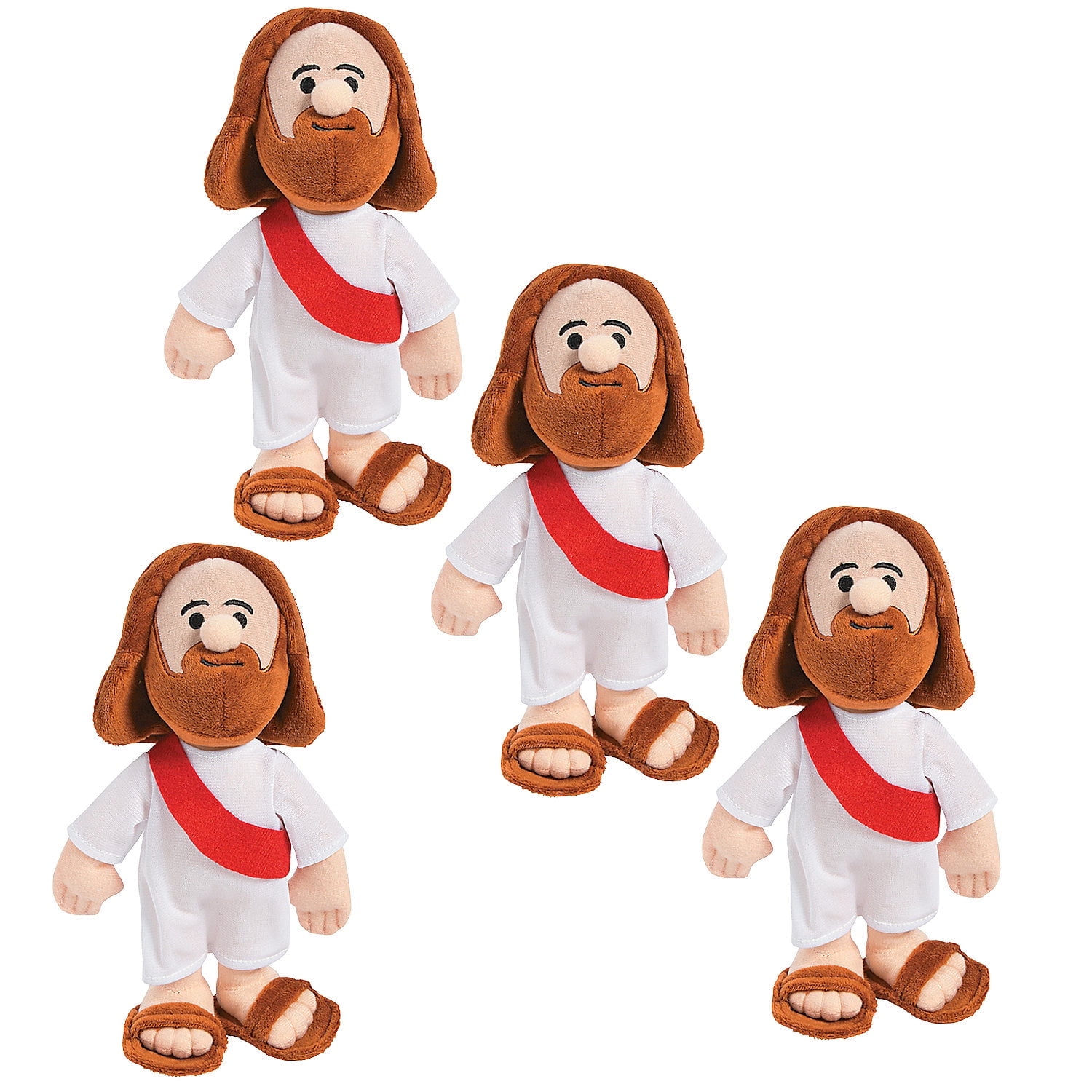 Fun Express Bulk 12 Pieces Stuffed Jesus with Sash Dolls - Walmart.com