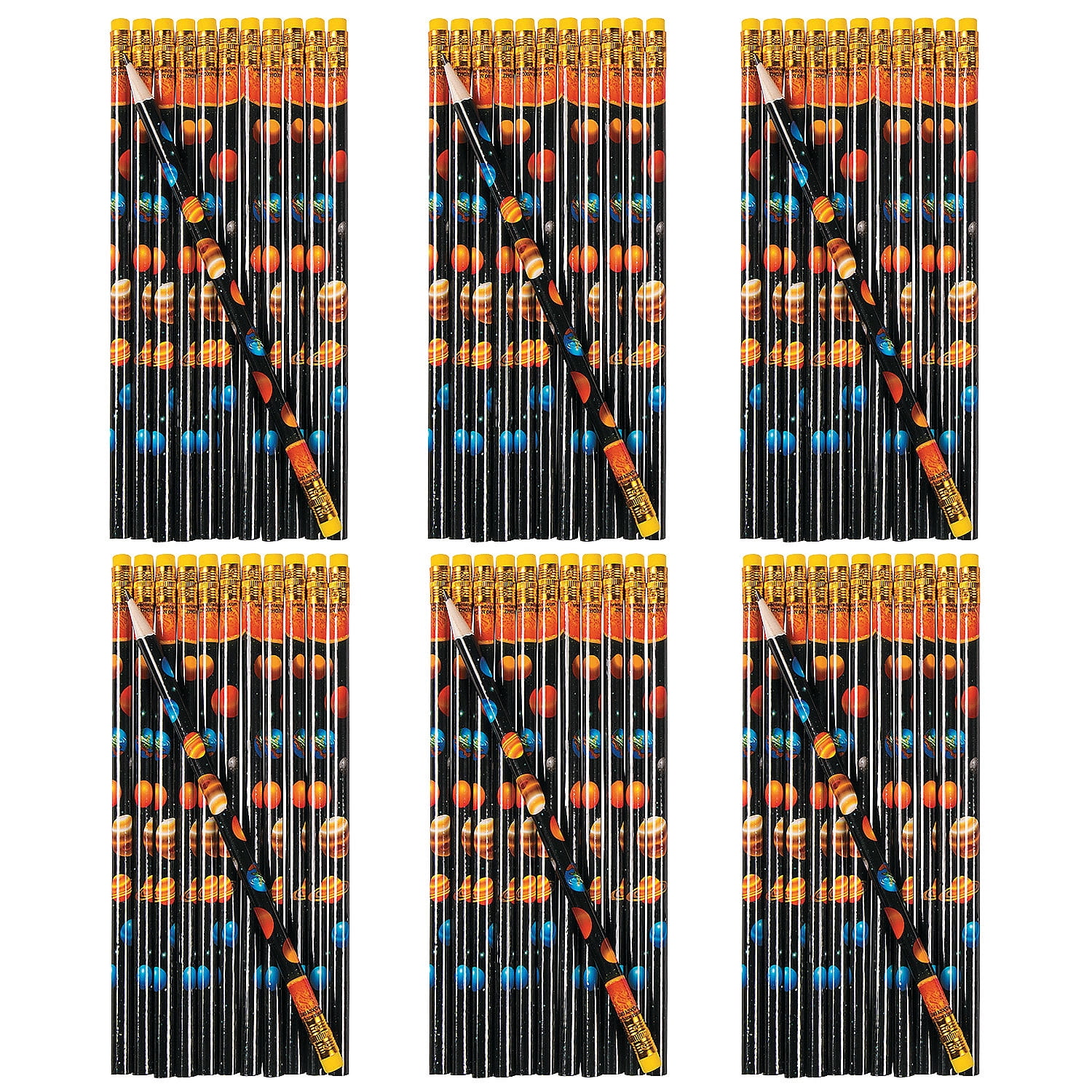 Fun Express Bulk 144 Pieces Solar System Pencils - Walmart.com