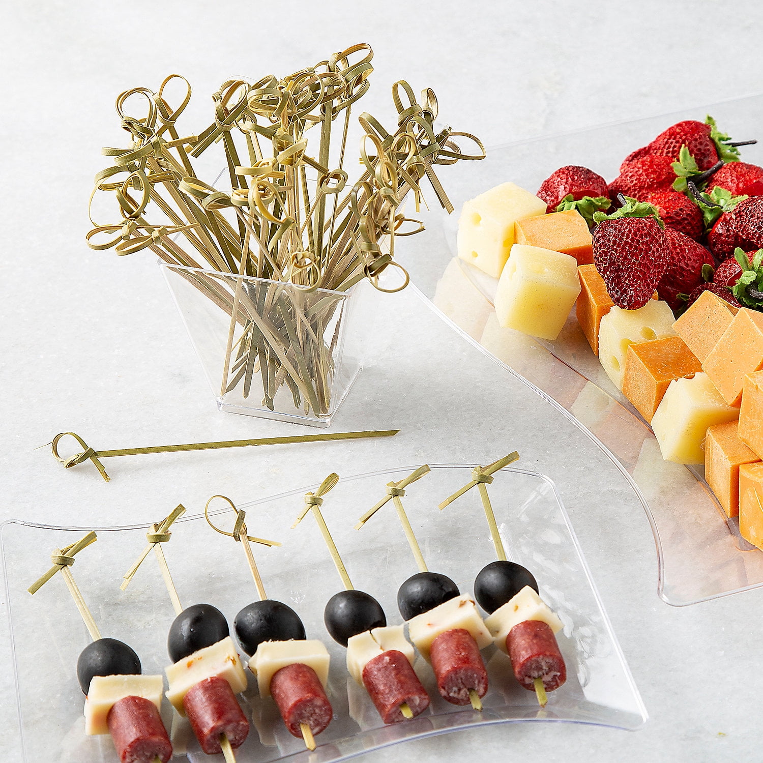 Fun Express Bulk 200 Pieces Bamboo Cocktail Picks - Walmart.com