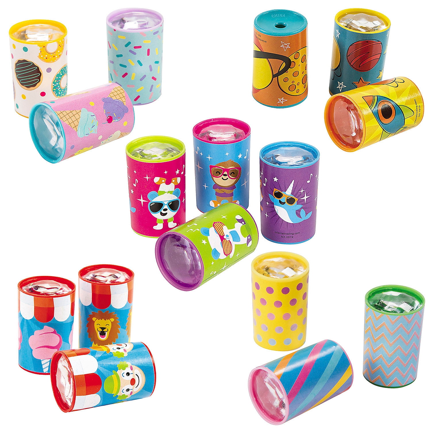 Fun Express Bulk 216 Pieces Mini Colorful Plastic Prisms Assortment ...