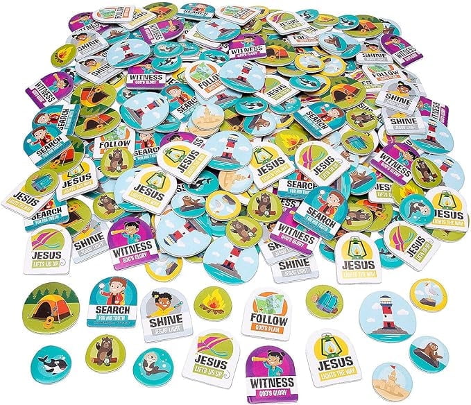 Fun Express Bulk 300 Piece Rocky Beach VBS Self-Adhesive Foam Shapes ...