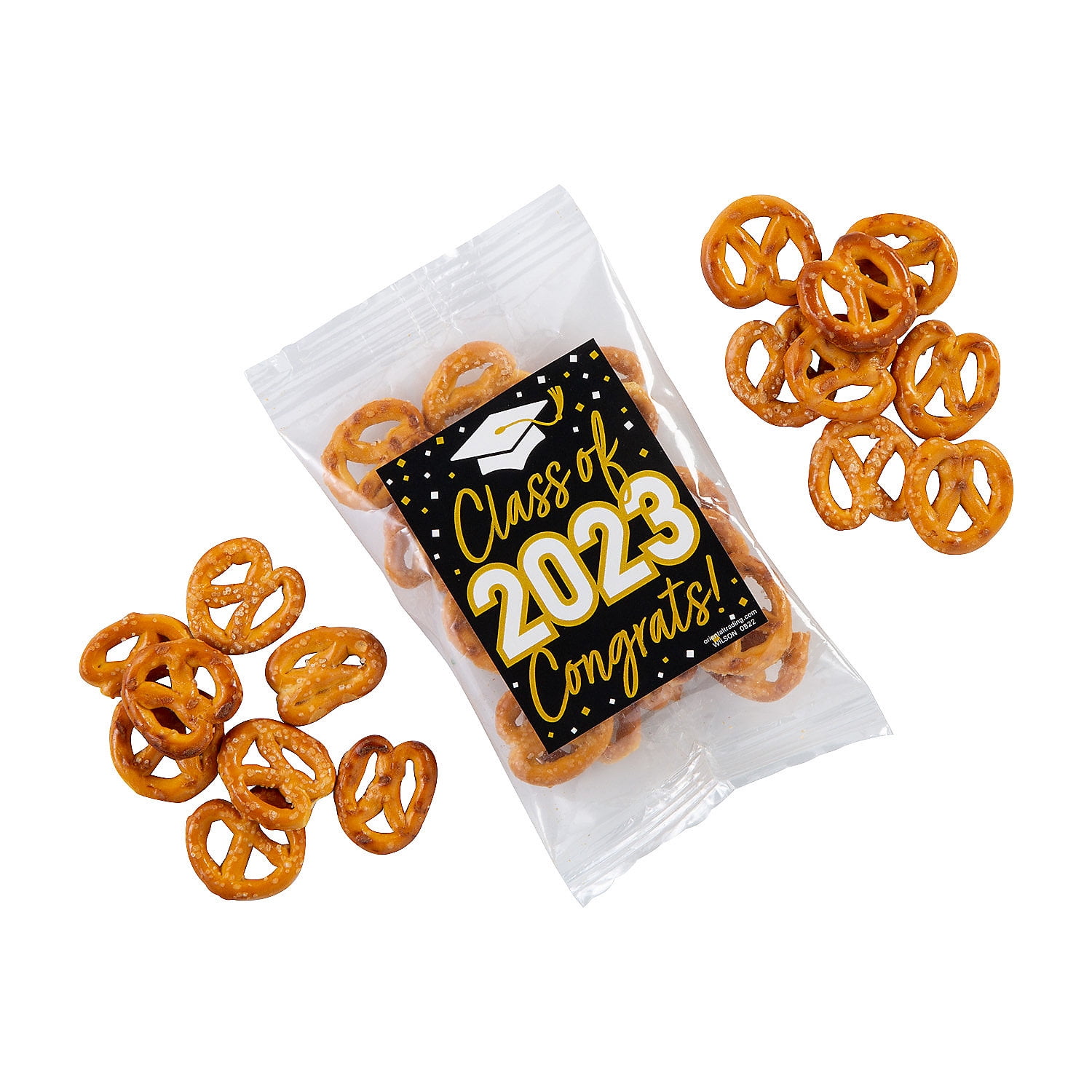 Fun Express Bulk 48 Pieces Graduation Pretzel Packs - Walmart.com