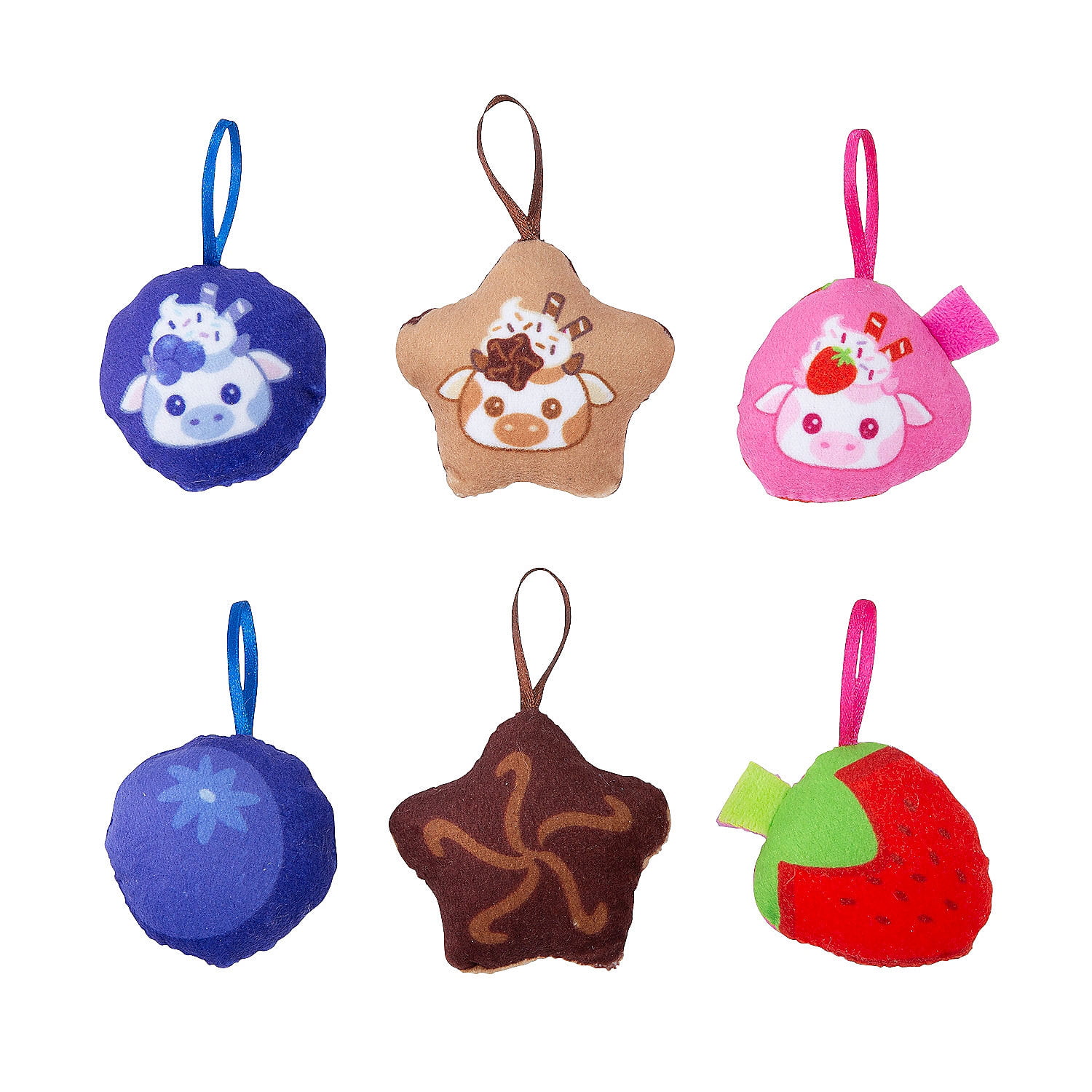 Fun Express Bulk 50 Pieces Micro Flat Stuffed Flavor Cows - Walmart.com