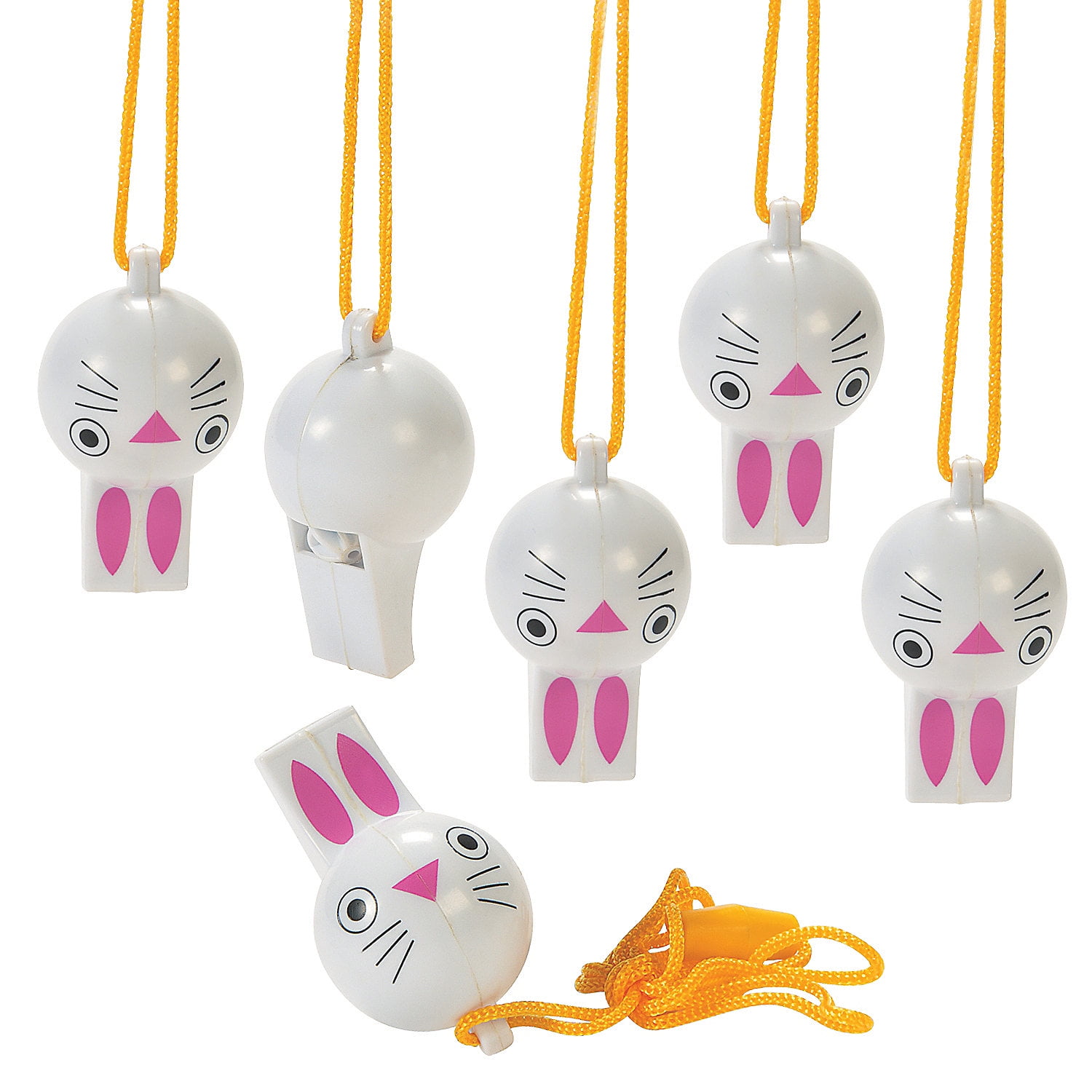 Fun Express Bulk 72 Pieces Bunny Whistles - Walmart.com