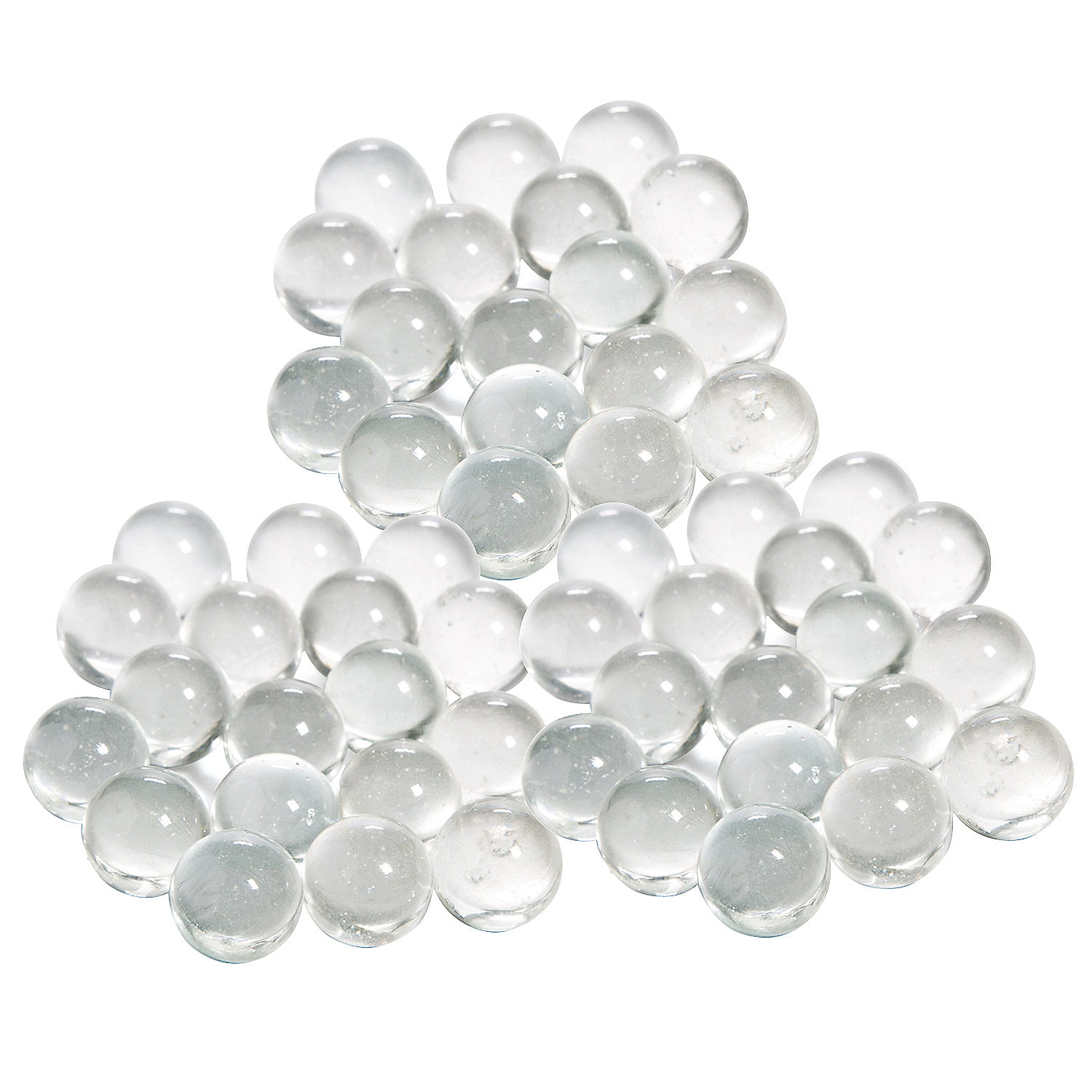 Fun Express Bulk Clear Glass Marbles - Approx. 261 Pc - Walmart.com