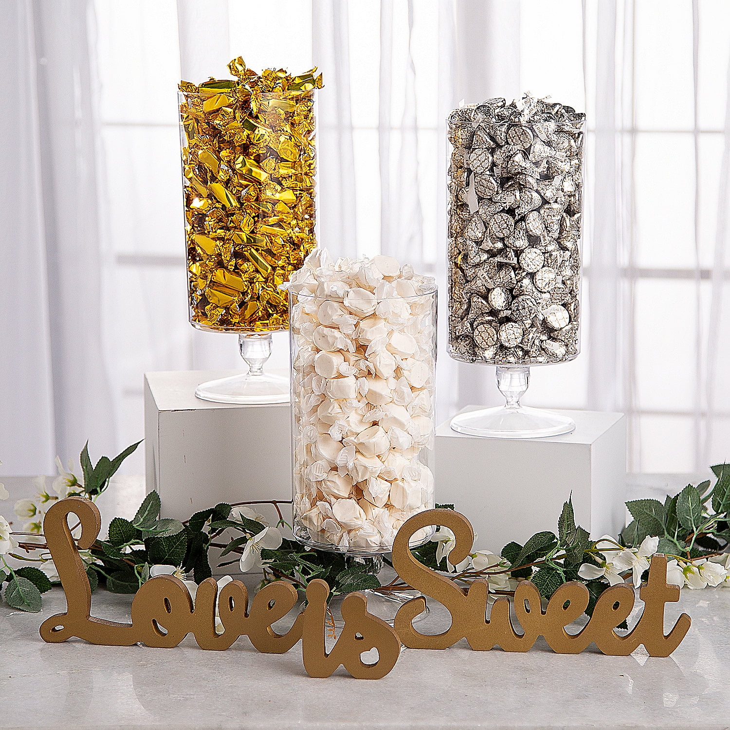Fun Express Bulk Large Clear Cylinder Jars 3 Pieces - Walmart.com
