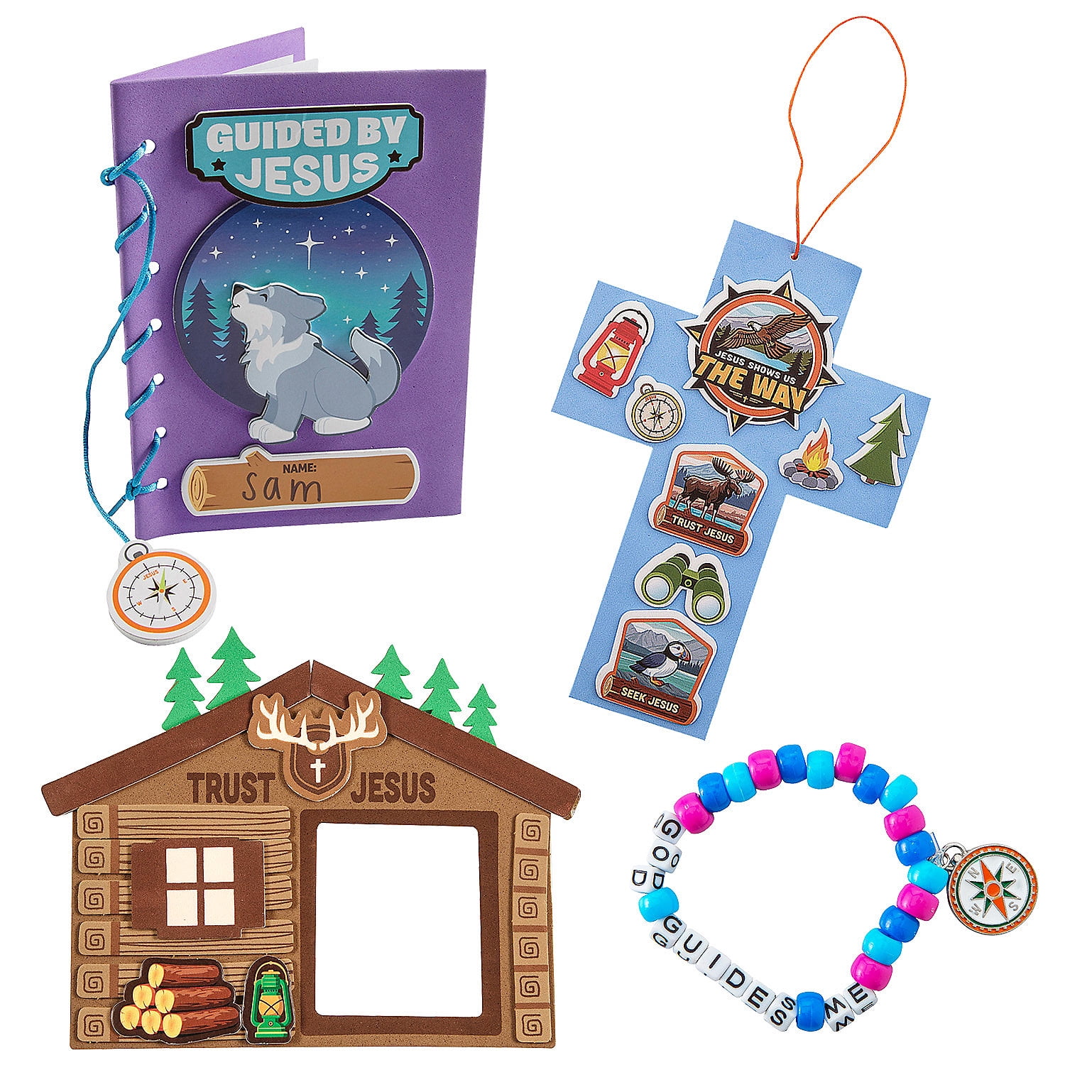 Fun Express Bulk Value Great North VBS Craft Kit Assortment - Makes 48, Vacation Bible School ...