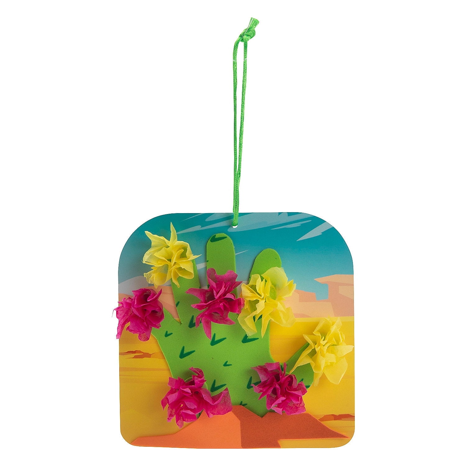 Fun Express Cactus Handprint Craft Kit – Fun DIY Activity for Kids ...