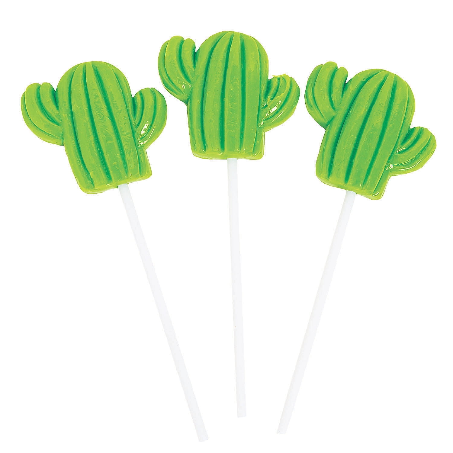 Fun Express Cactus Lollipops – Colorful and Fun Candy Lollipops – Perfect for Party Favors Gifts ...
