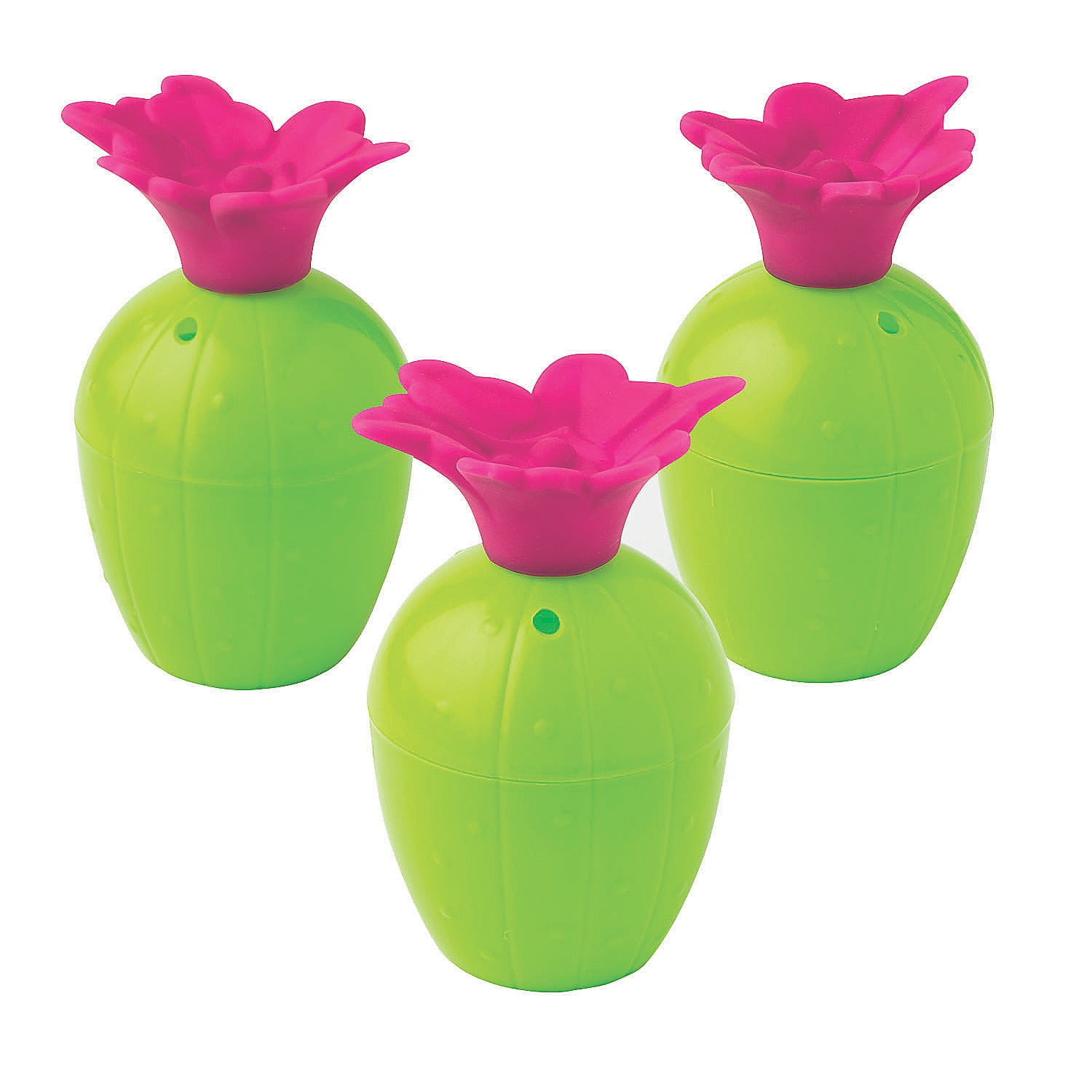 Fun Express Cactus Plastic Cups with Lids - 12 Pc. - Walmart.com