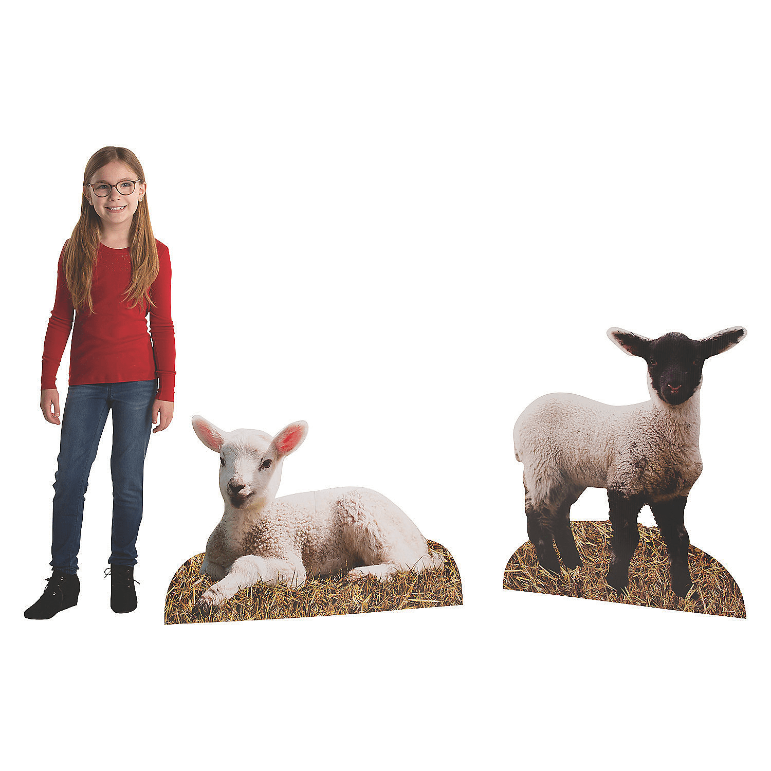 Fun Express Life Size Stand-Up Big Cutouts, 2 Count - Walmart.com