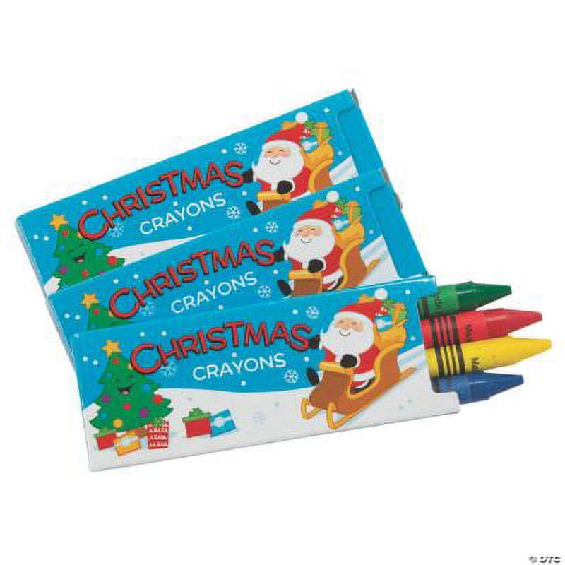 Fun Express Christmas Crayons (24 Pack) - Walmart.com