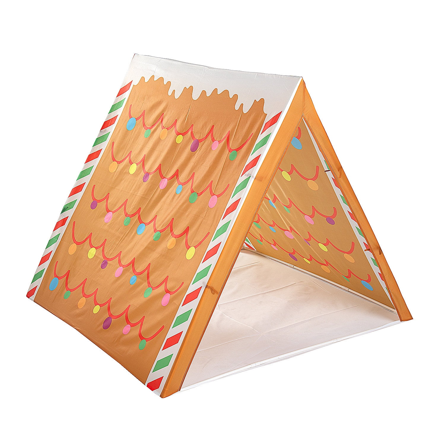 Fun Express Christmas Gingerbread House Play Tent, 45 x 33 Inch ...