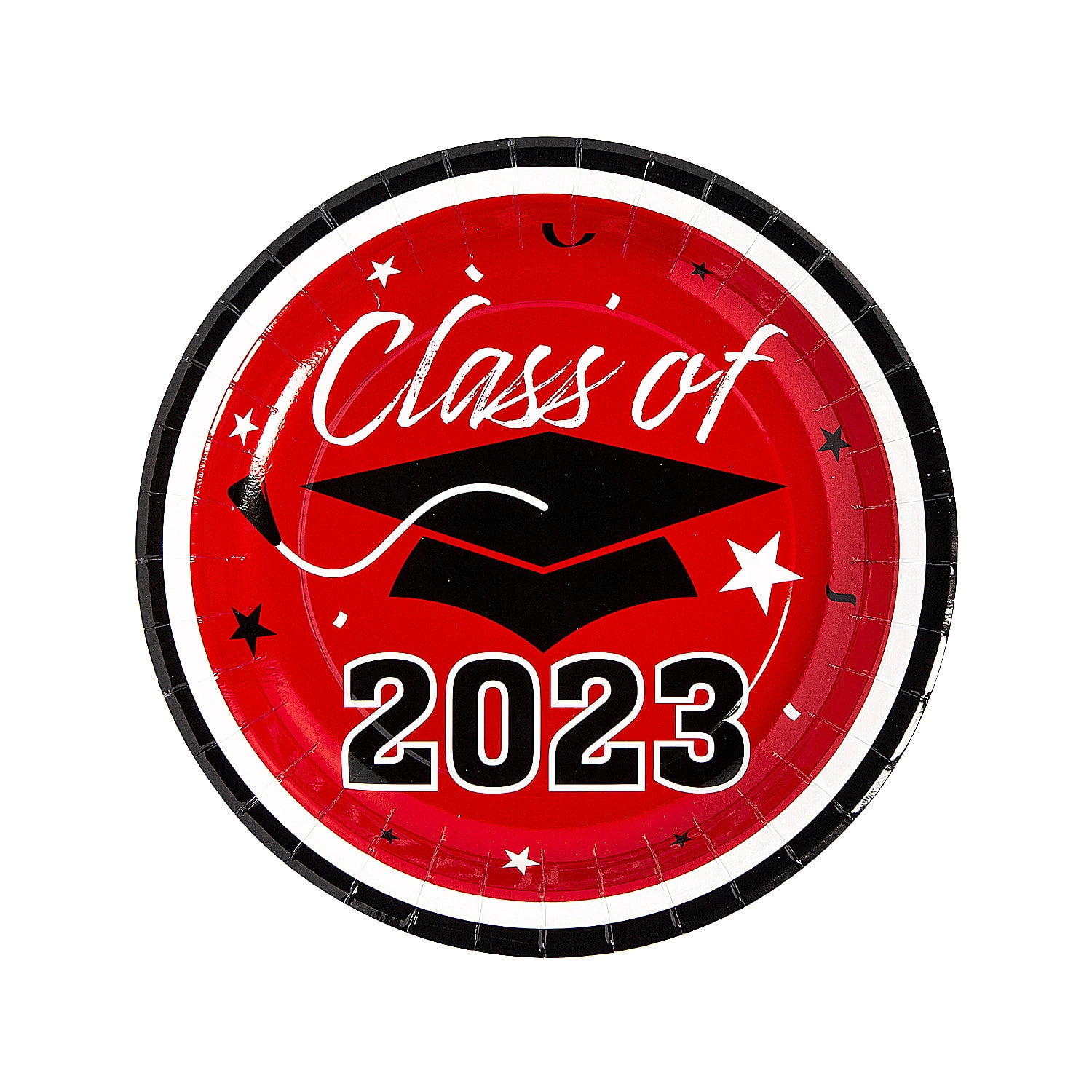 Fun Express Class of 2023 Red Dinner Plates - 25 Ct. - Walmart.com