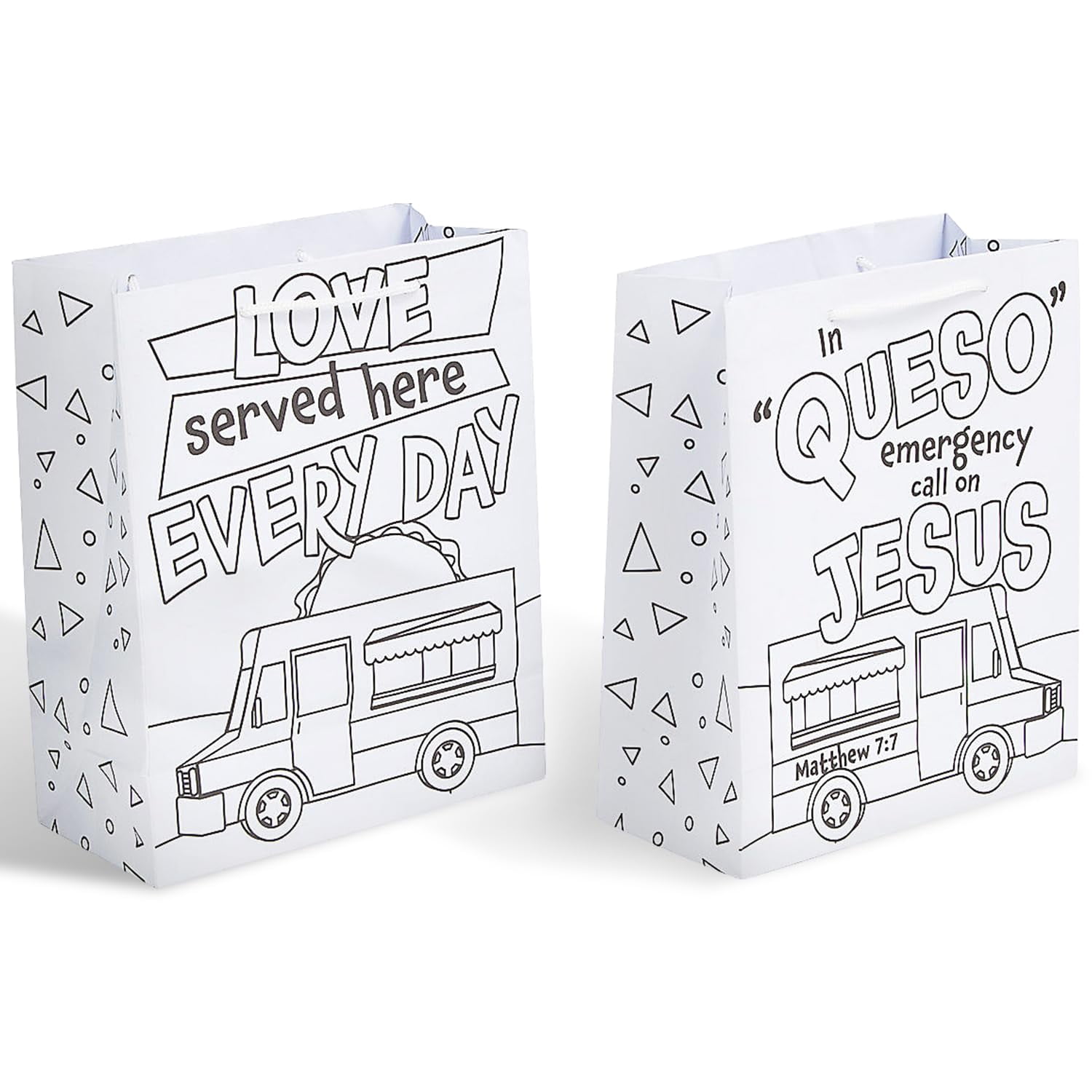 Fun Express Color-Your-Own PresNok Food Truck VBS Cardstock Take Home ...