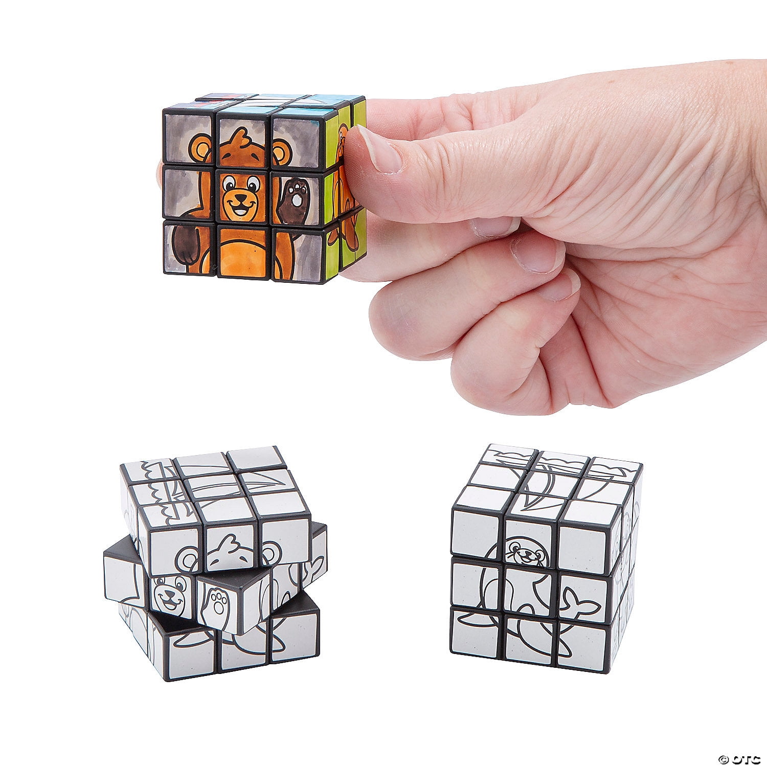 Fun Express Color Your Own Rocky Beach VBS Mini Puzzle Cubes - 12 Piece ...