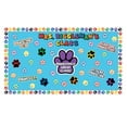 Fun Express Colorful Paw Print Classroom Bulletin Board Kit - 80 Pc ...