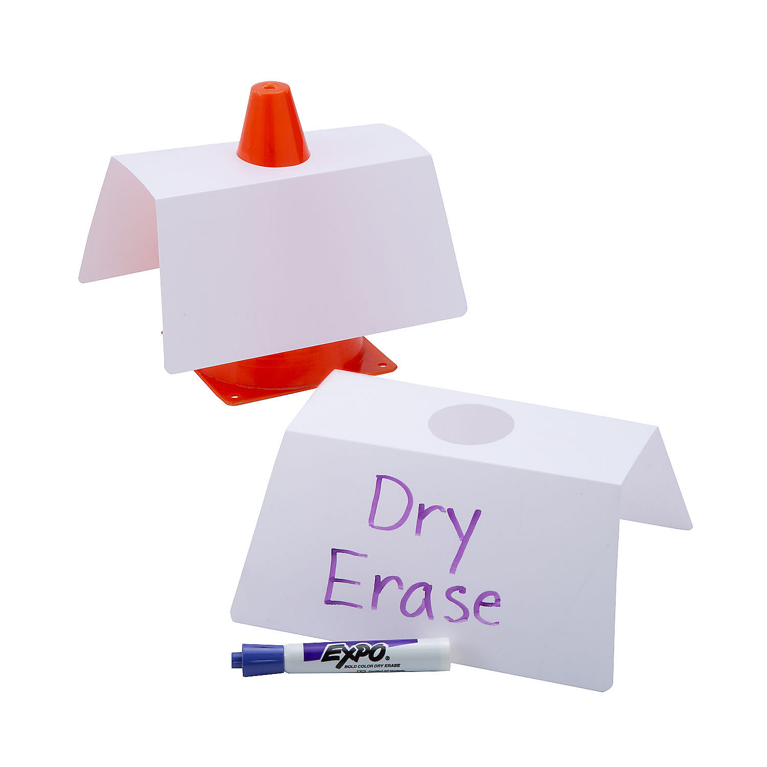 Fun Express Cone Dry Erase Boards - 12 Pc - Walmart.com