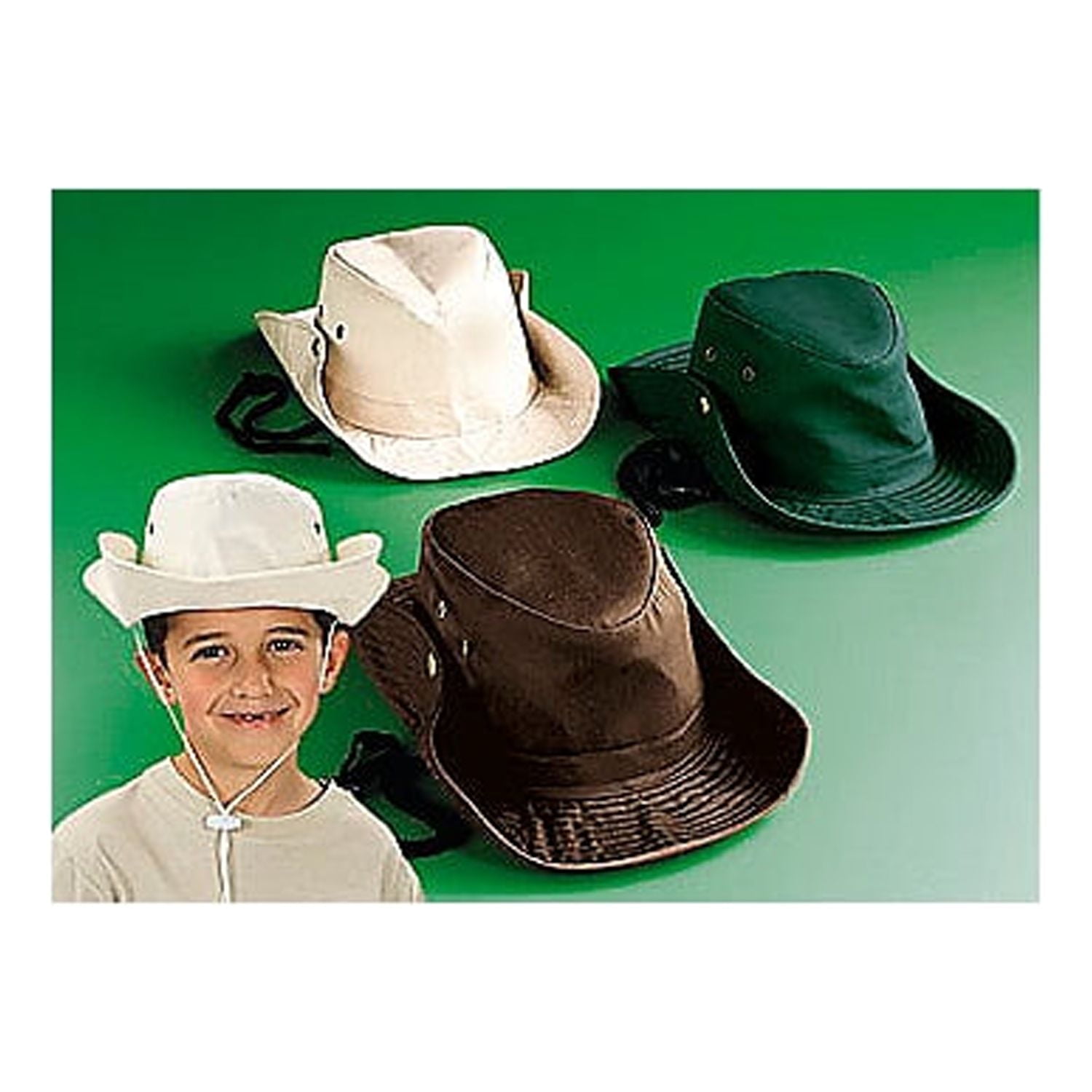 Fun Express Cotton Outback Hats - Durable Party Wear for Outdoor Events ...