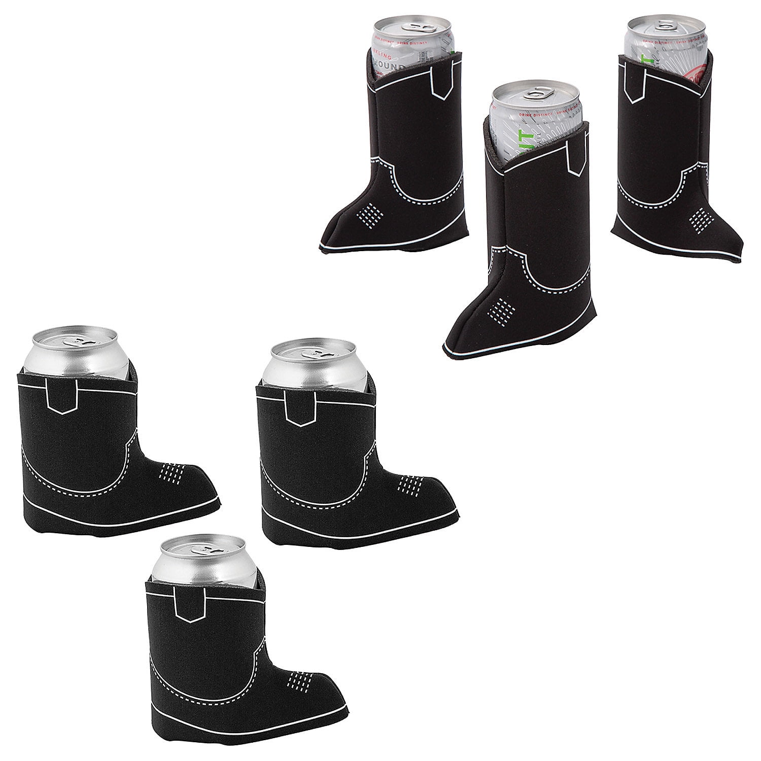 Fun Express Cowboy Boot-Shaped Can Cooler Set - 24 Pieces - Walmart.com