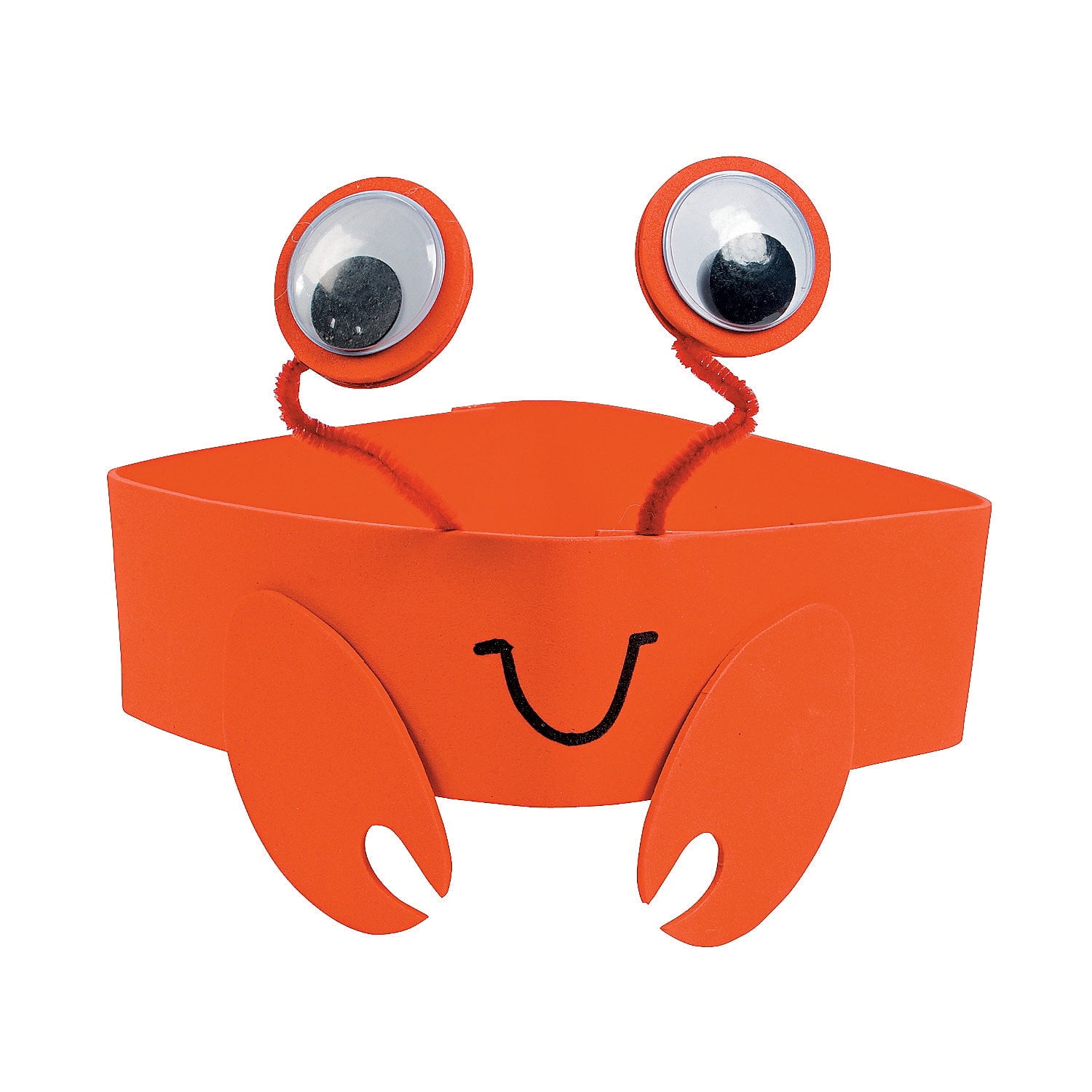 Fun Express Crab Headband Craft Kit - Fun DIY Hat & Mask Craft for Kids ...