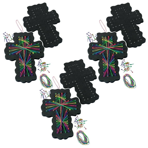 Fun Express Cross String Art Craft Kit - Makes 48 - Walmart.com