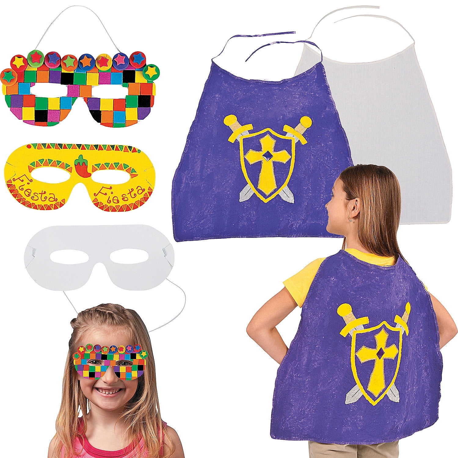 Fun Express DIY Superhero Costume Craft Kit Assortments May Vary ...