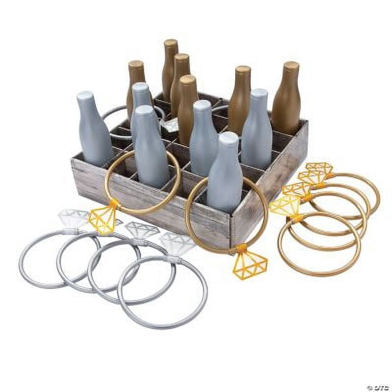 25-Piece Diamond Ring Toss Game, Plastic Wedding Carnival Set, Toys ...