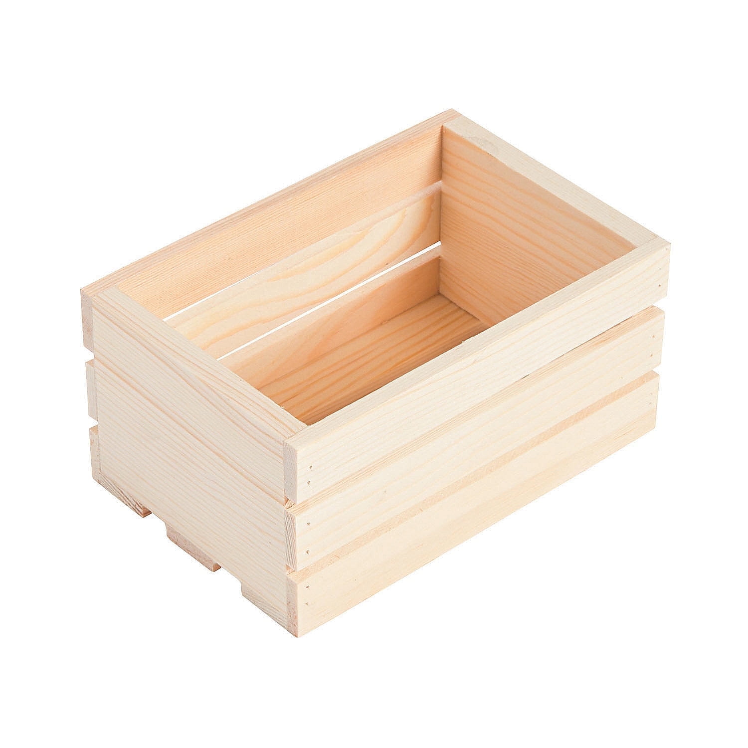 Fun Express DIY Unfinished Wood Mini Crates Craft Kit – Perfect for ...
