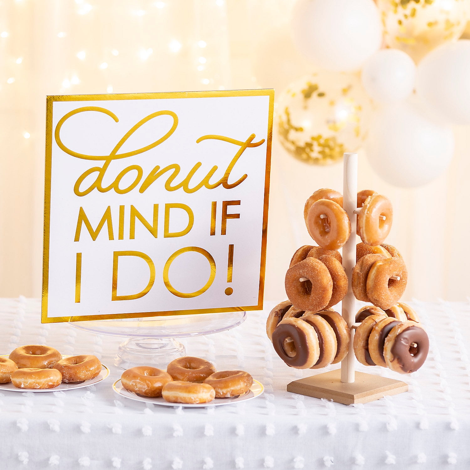 Fun Express Donut Tree & Donut Mind If I Do Sign Kit 2 Pieces - Walmart.com
