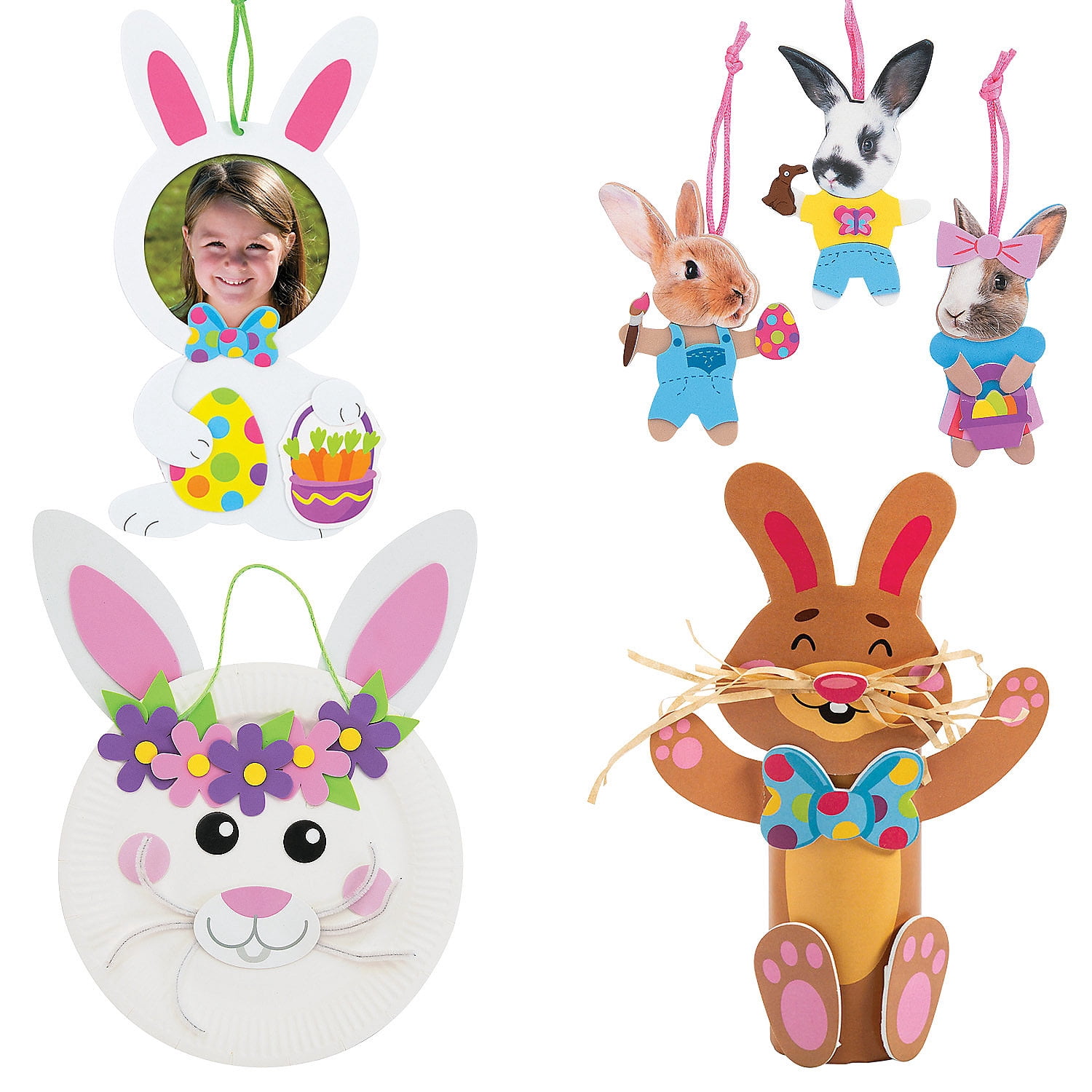 Fun Express Easter Bunny Craft Kit Assortment - Makes 48 - Walmart.com