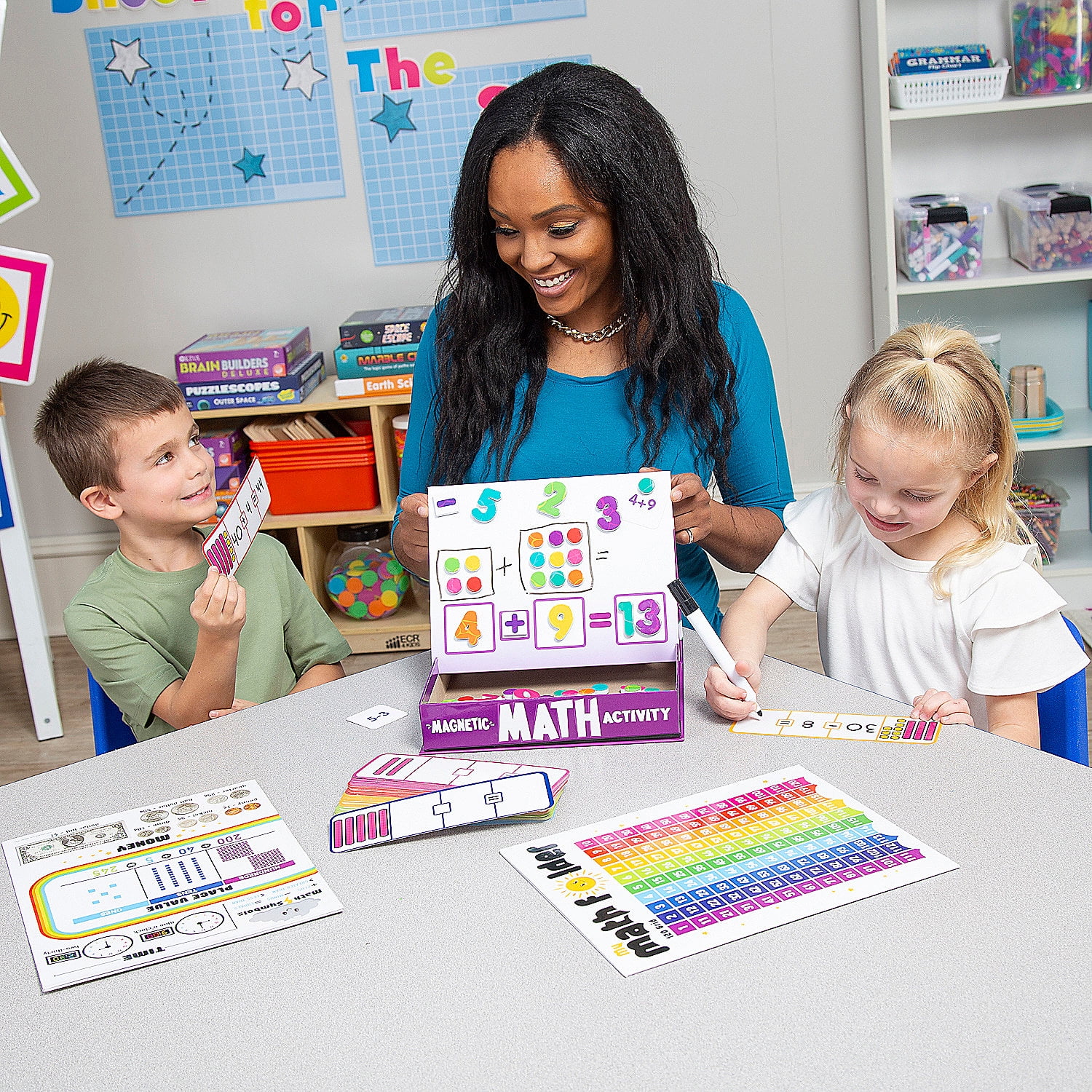 Fun Express Elementary Classroom Basic Math Skills Educational Activity ...