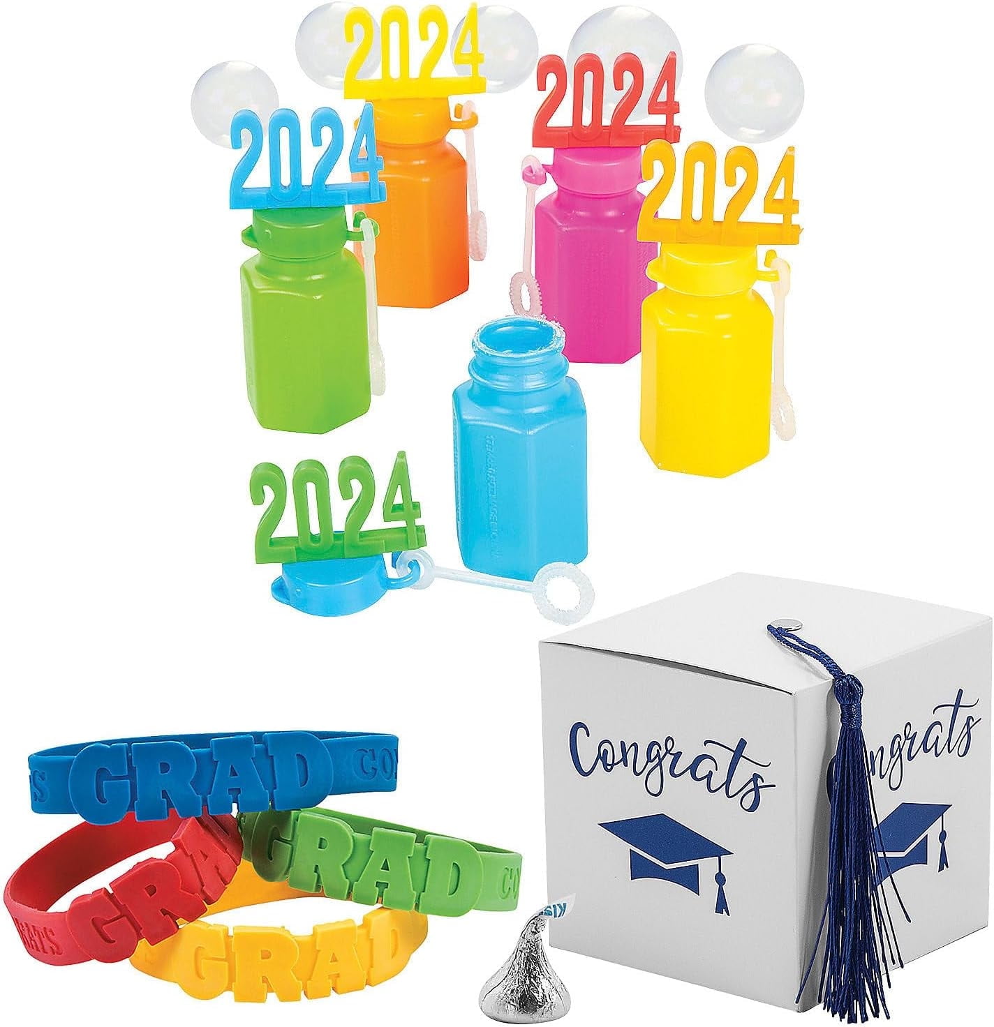 Fun Express Elementary Graduation Gift Boxes with Tassel for 24, Great ...