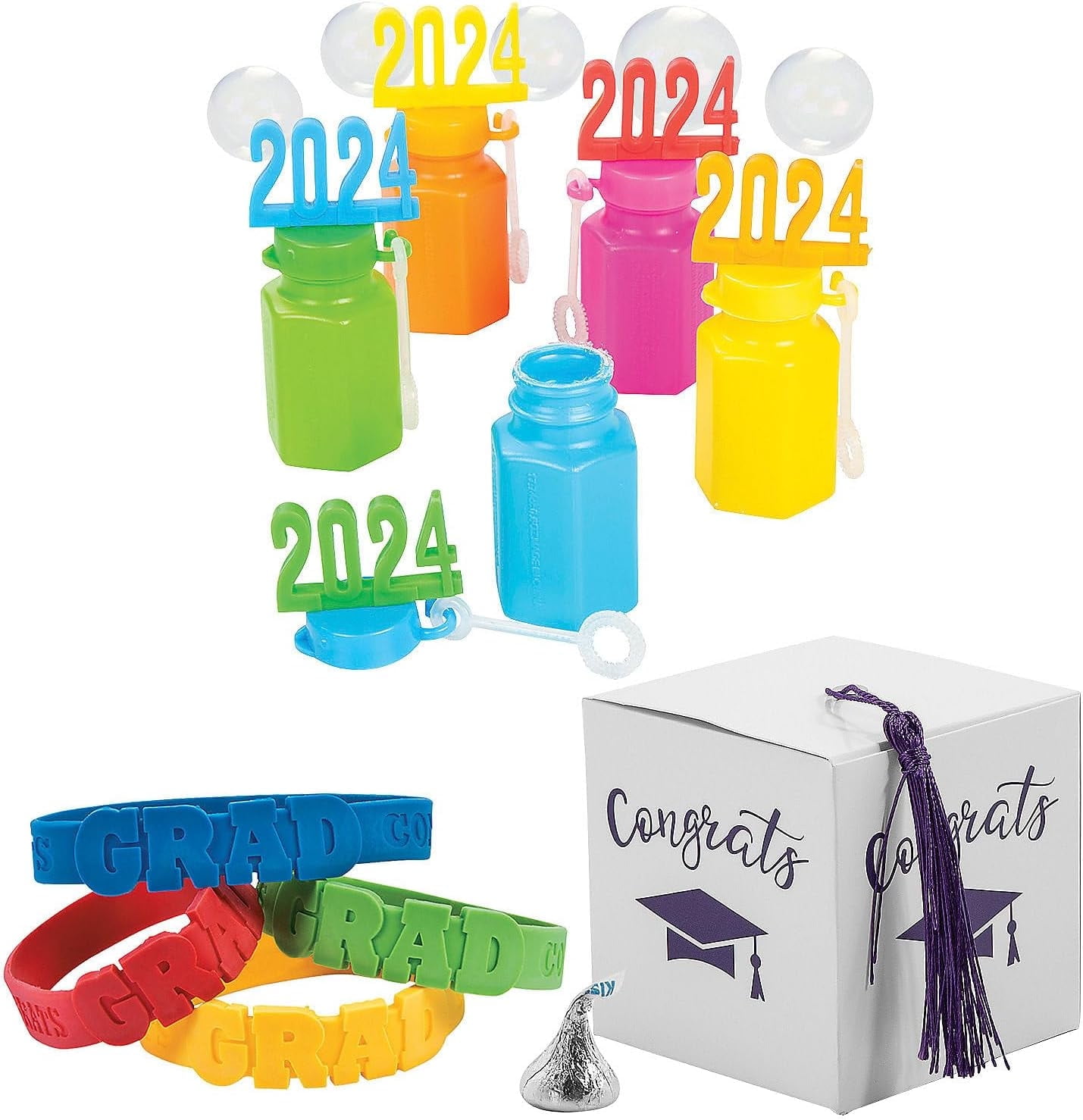 Fun Express Elementary Graduation Gift Boxes with Tassel for 24, Great ...