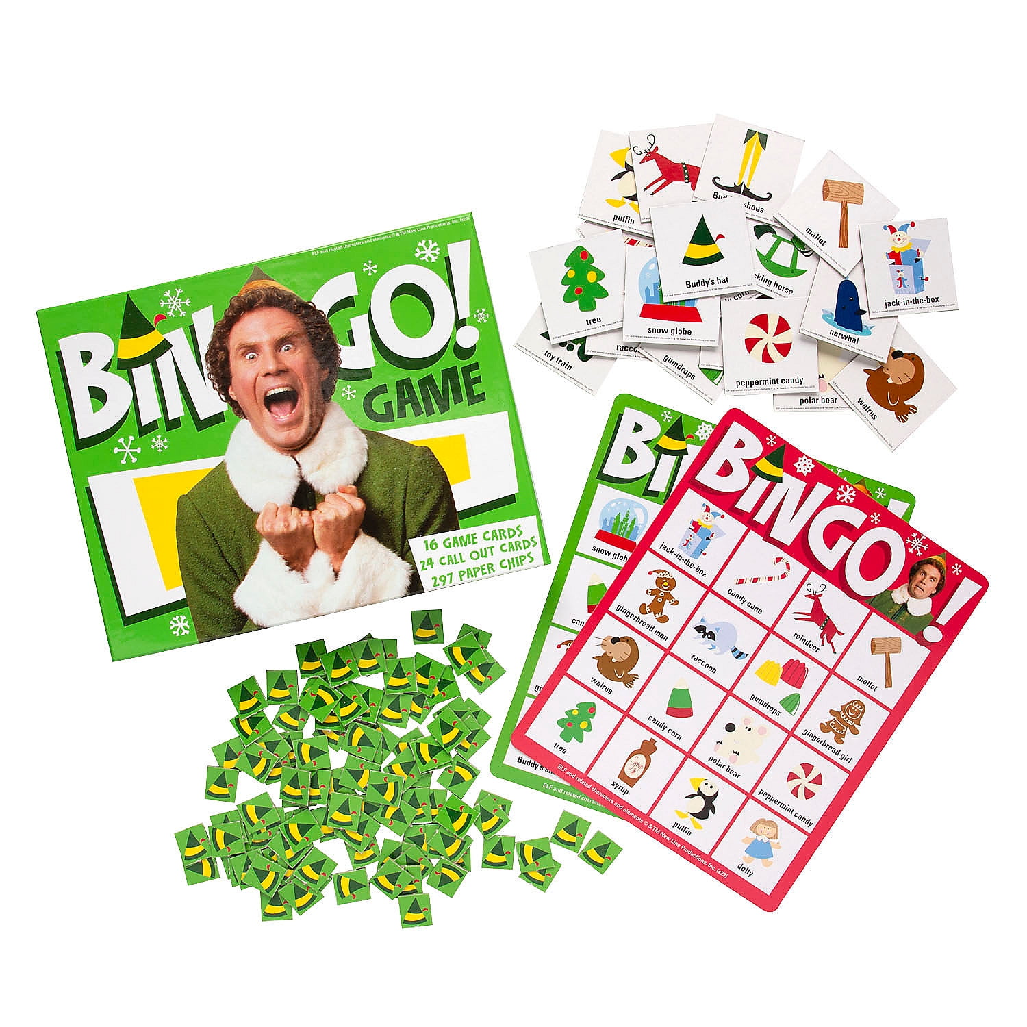 Fun Express Elf Bingo Game Set - 21 Pc - Walmart.com