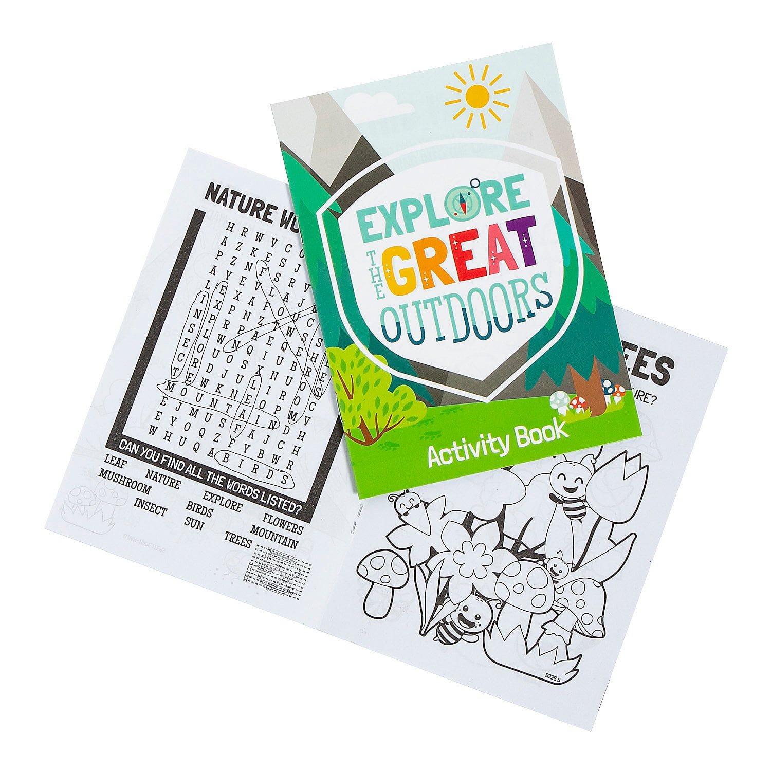 Fun Express Explore the Outdoors Activity Books - 12 Pieces - Walmart.com