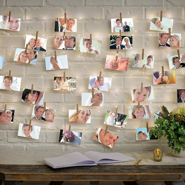 Fun Express Fairy Light Picture Hanging Kit 62 Pieces - Walmart.com